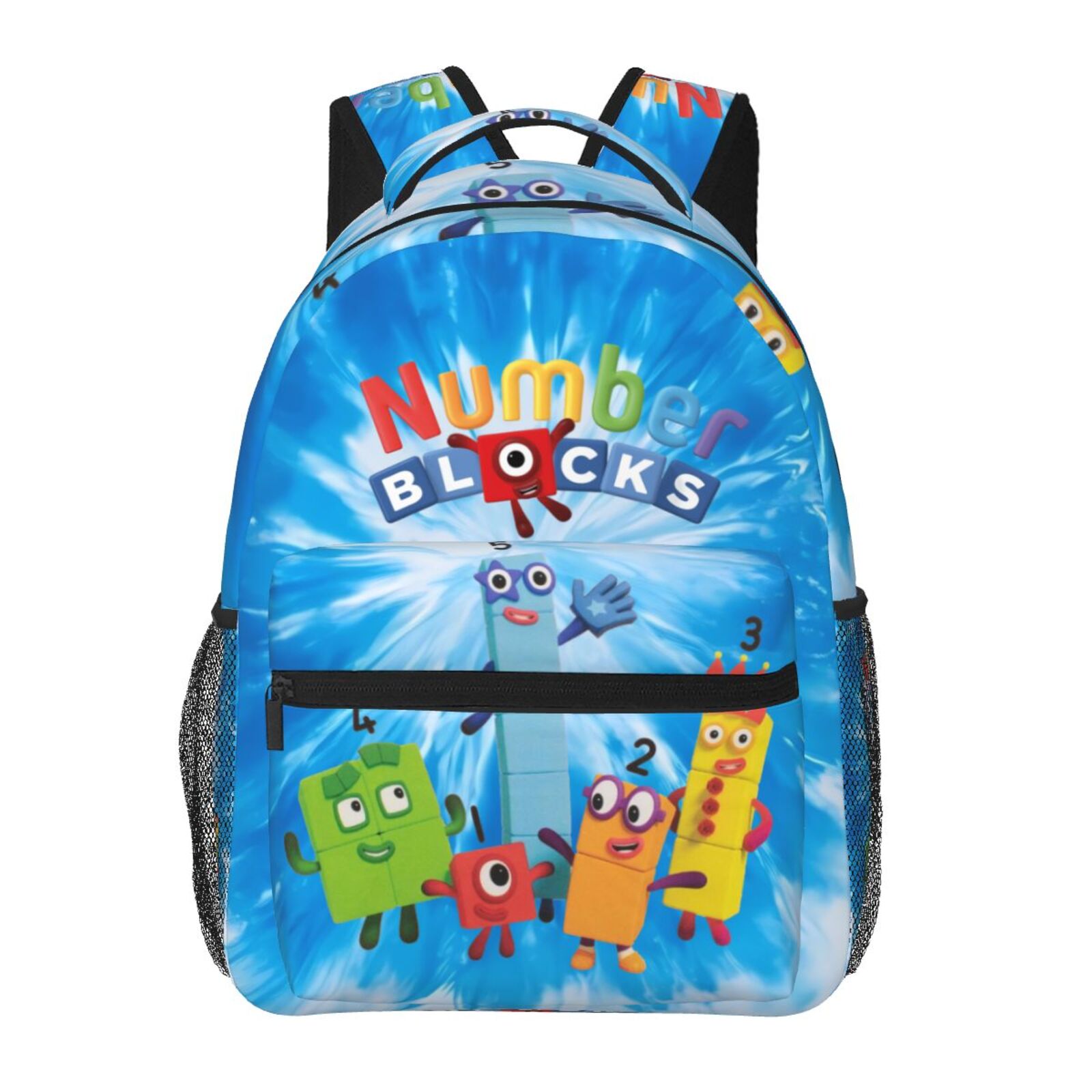 Numberblocks Backpack Lightweight Bookbag Casual Daypack For Women Men ...