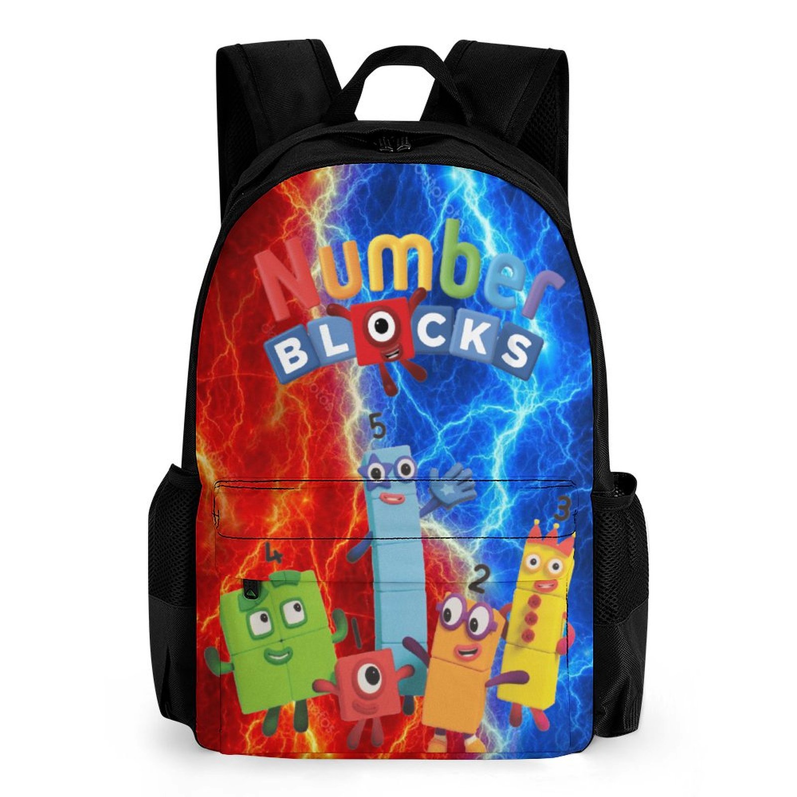 Numberblocks Backpack Waterproof Multifunction Bookbag, Lightweight ...