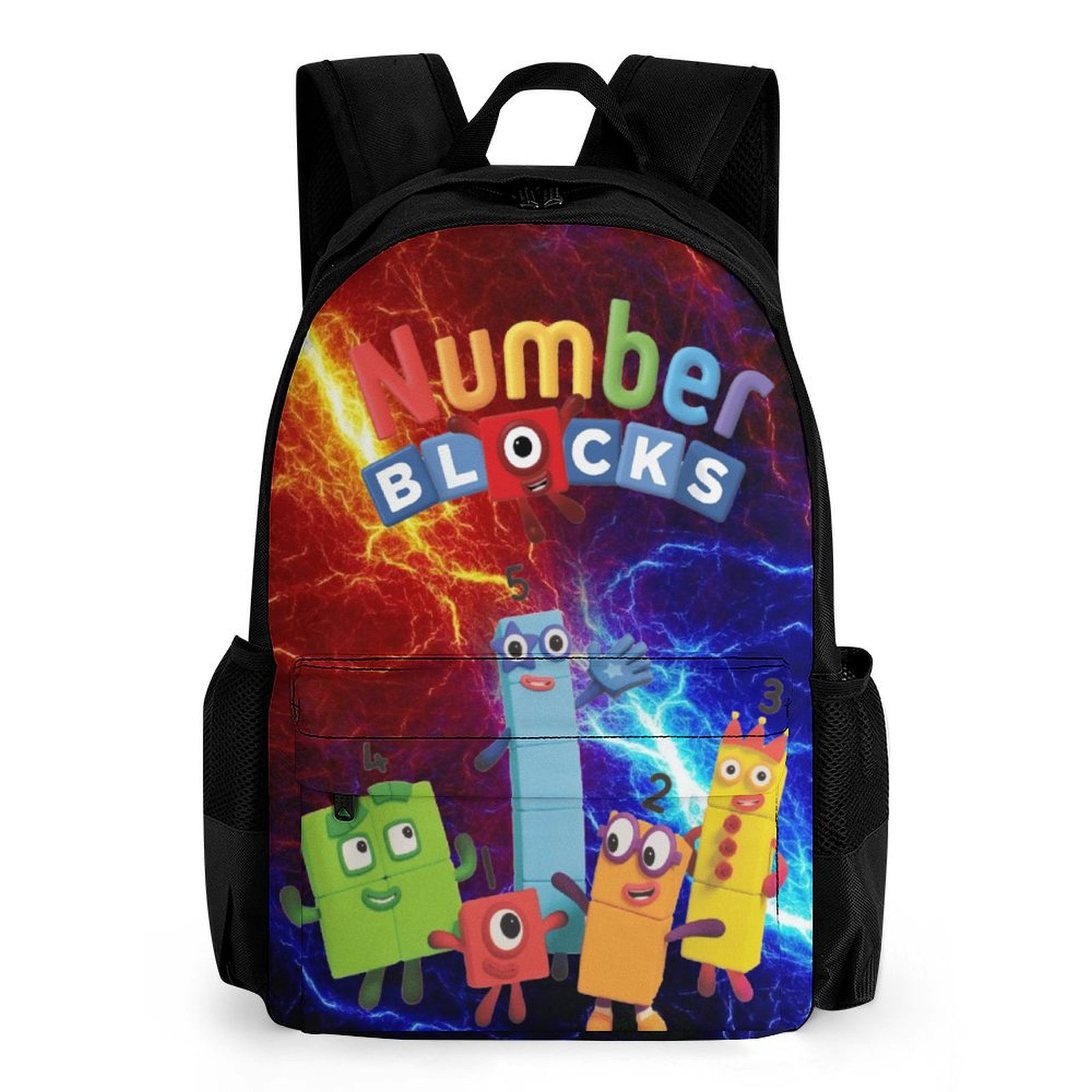 Numberblocks Backpack Waterproof Multifunction Bookbag, Lightweight ...