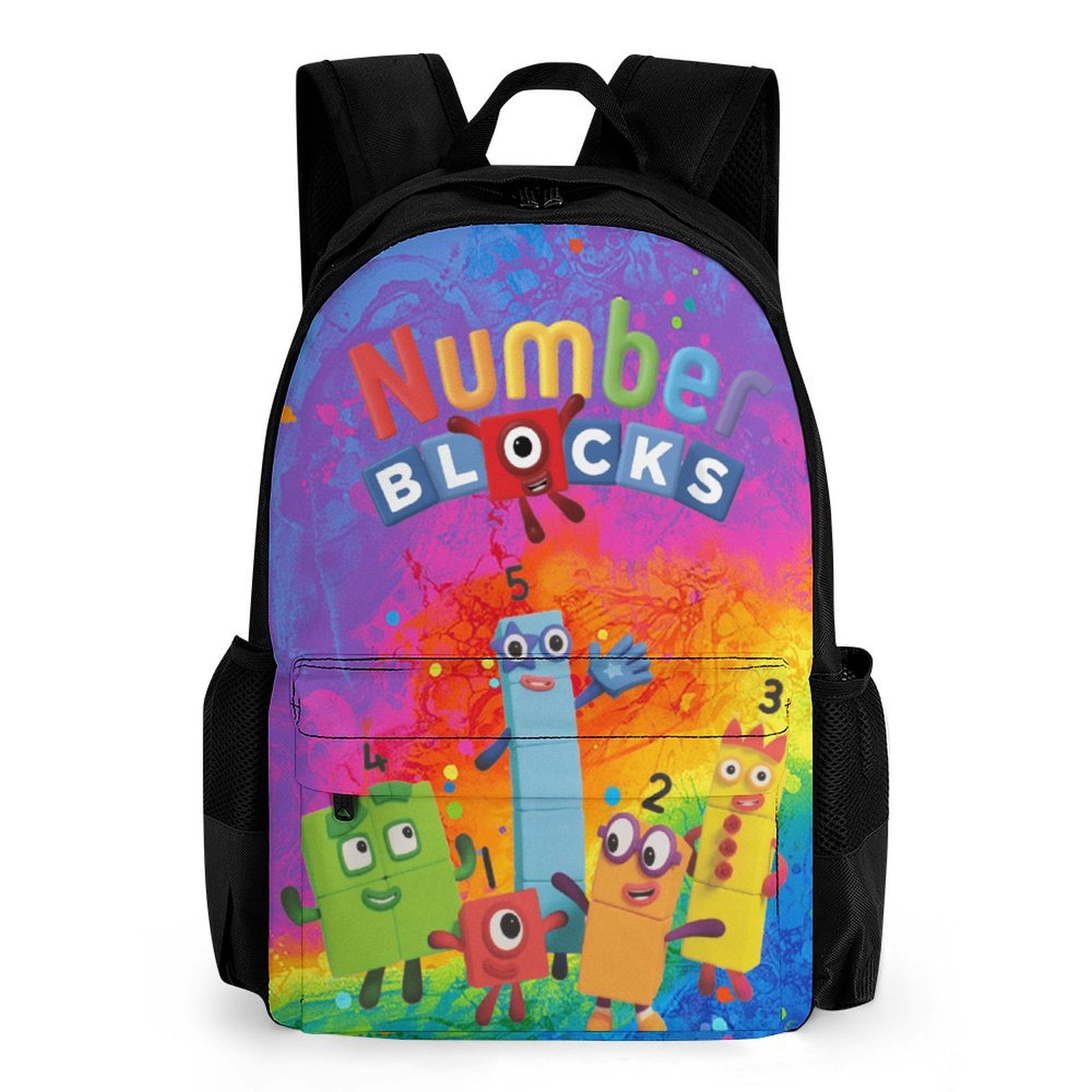 Numberblocks Backpack Waterproof Multifunction Bookbag, Lightweight ...