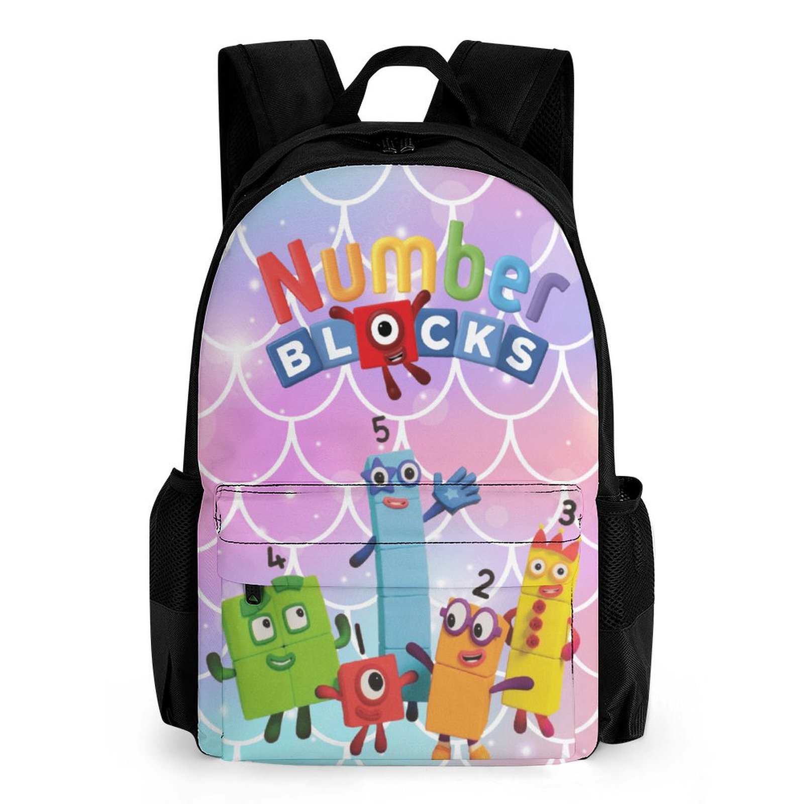 Numberblocks Backpack Waterproof Multifunction Bookbag, Lightweight ...