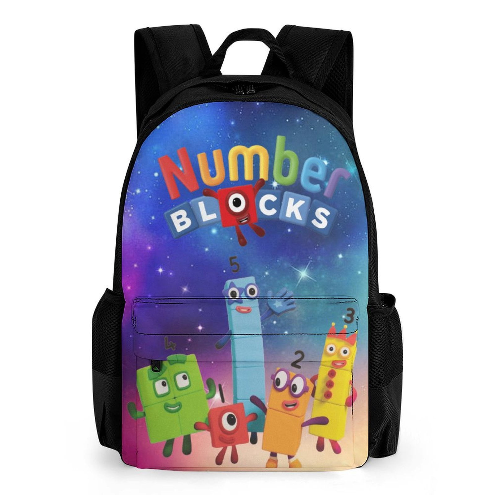 Numberblocks Backpack Waterproof Multifunction Bookbag, Lightweight ...