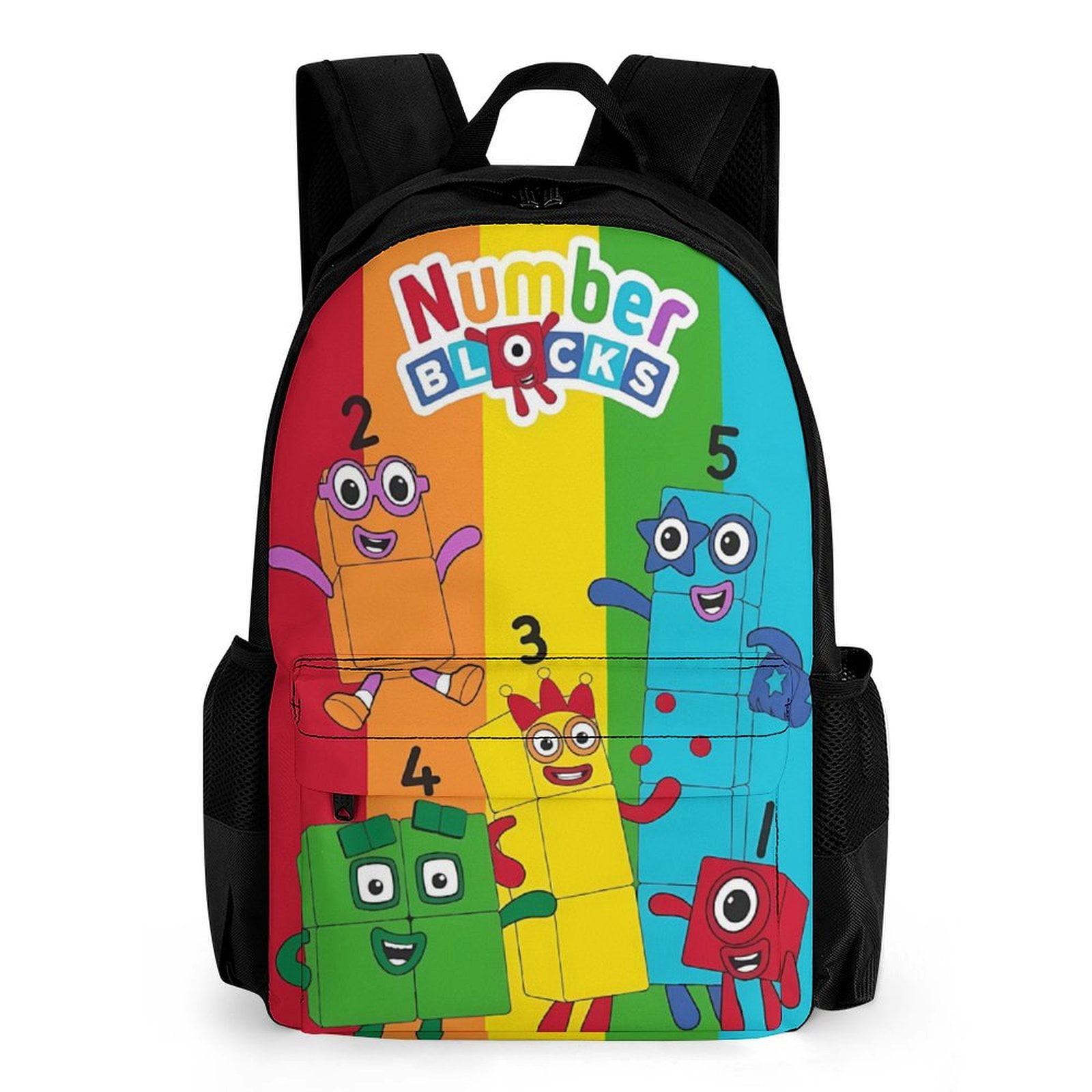 Numberblocks Backpack Waterproof Multifunction Bookbag, Lightweight ...