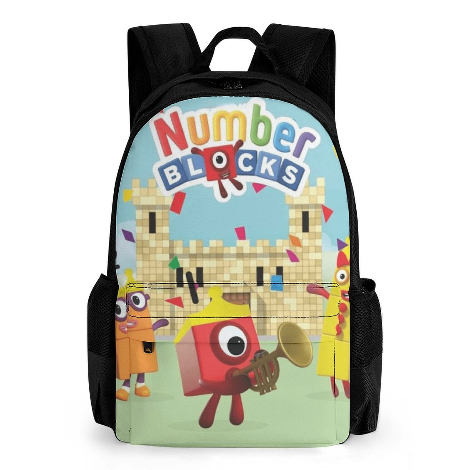 Numberblocks Backpack Waterproof Multifunction Bookbag, Lightweight ...