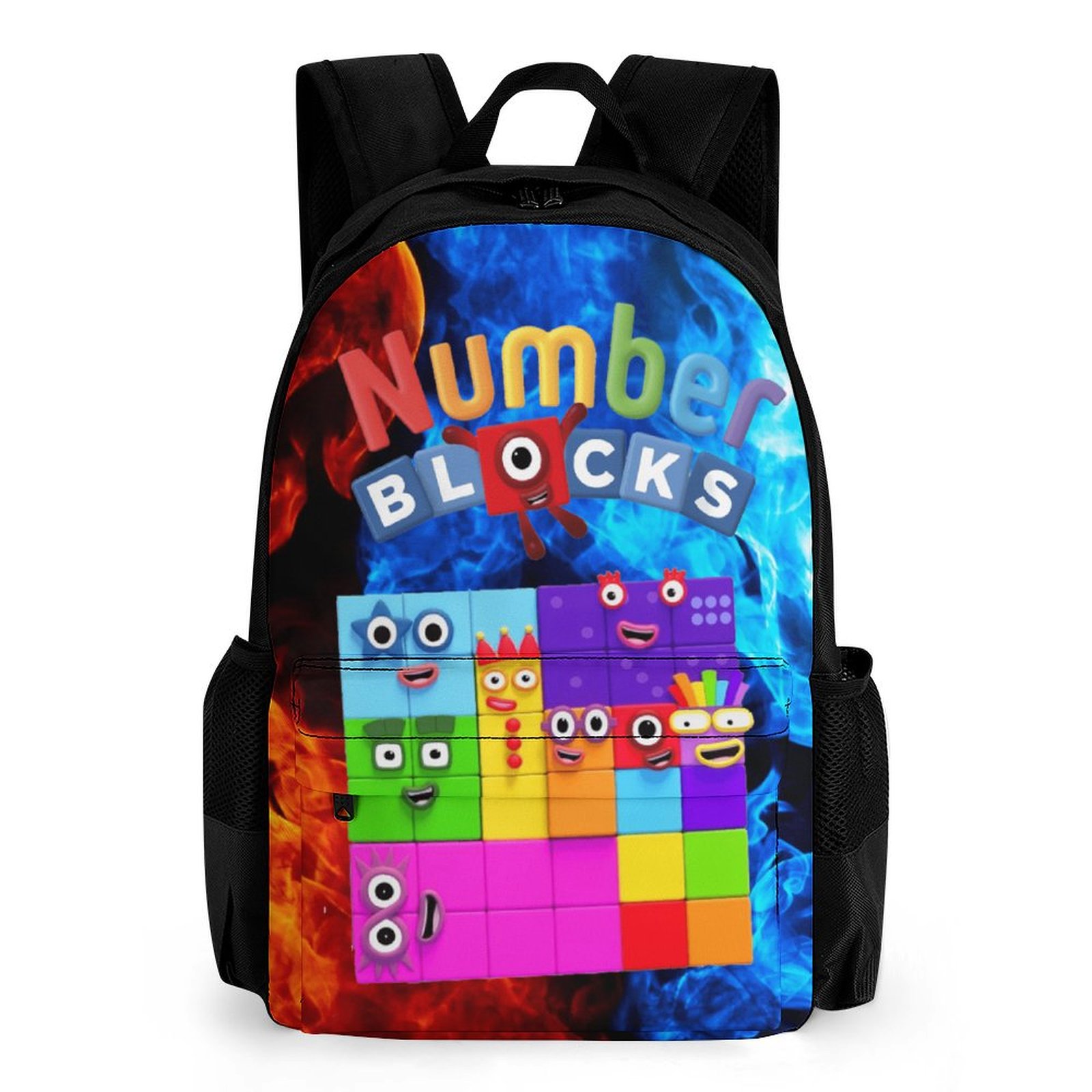Numberblocks Backpack Waterproof Multifunction Bookbag, Lightweight ...