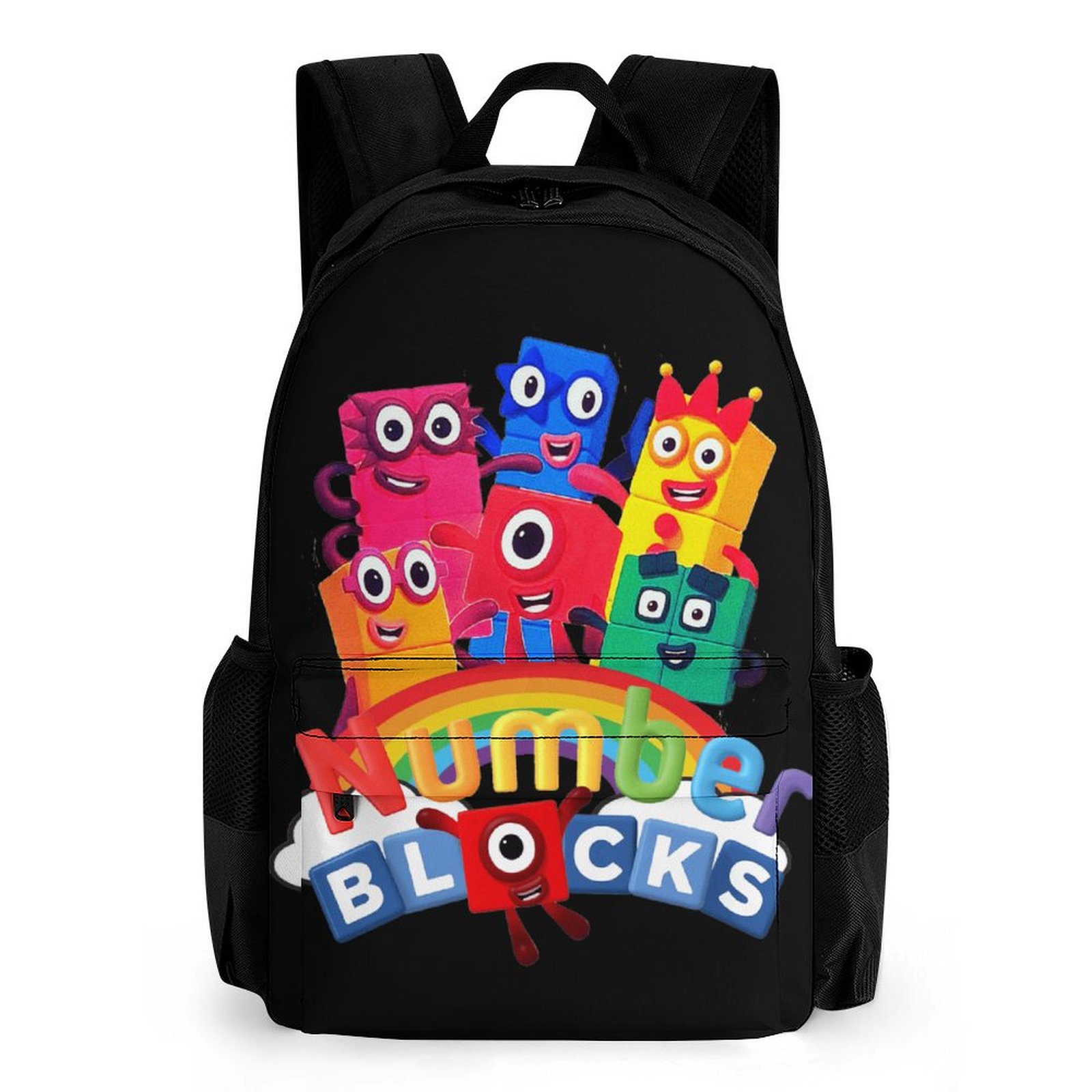 Numberblocks Backpack Waterproof Multifunction Bookbag, Lightweight ...