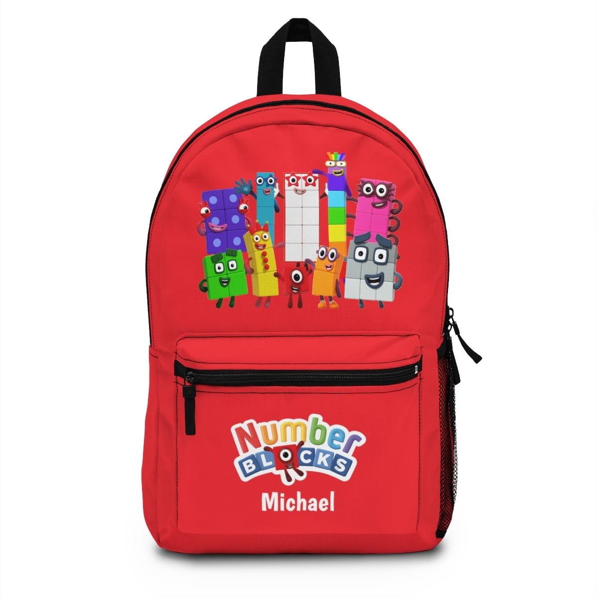 Numberblocks Backpacks Backpack Cartoon Large Capacity Laptop Backpack ...