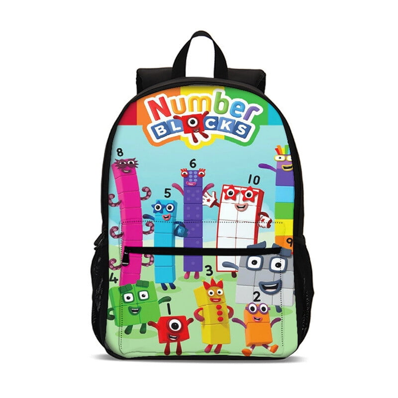 Numberblocks Backpacks Backpack Lightweight Large Capacity Laptop ...