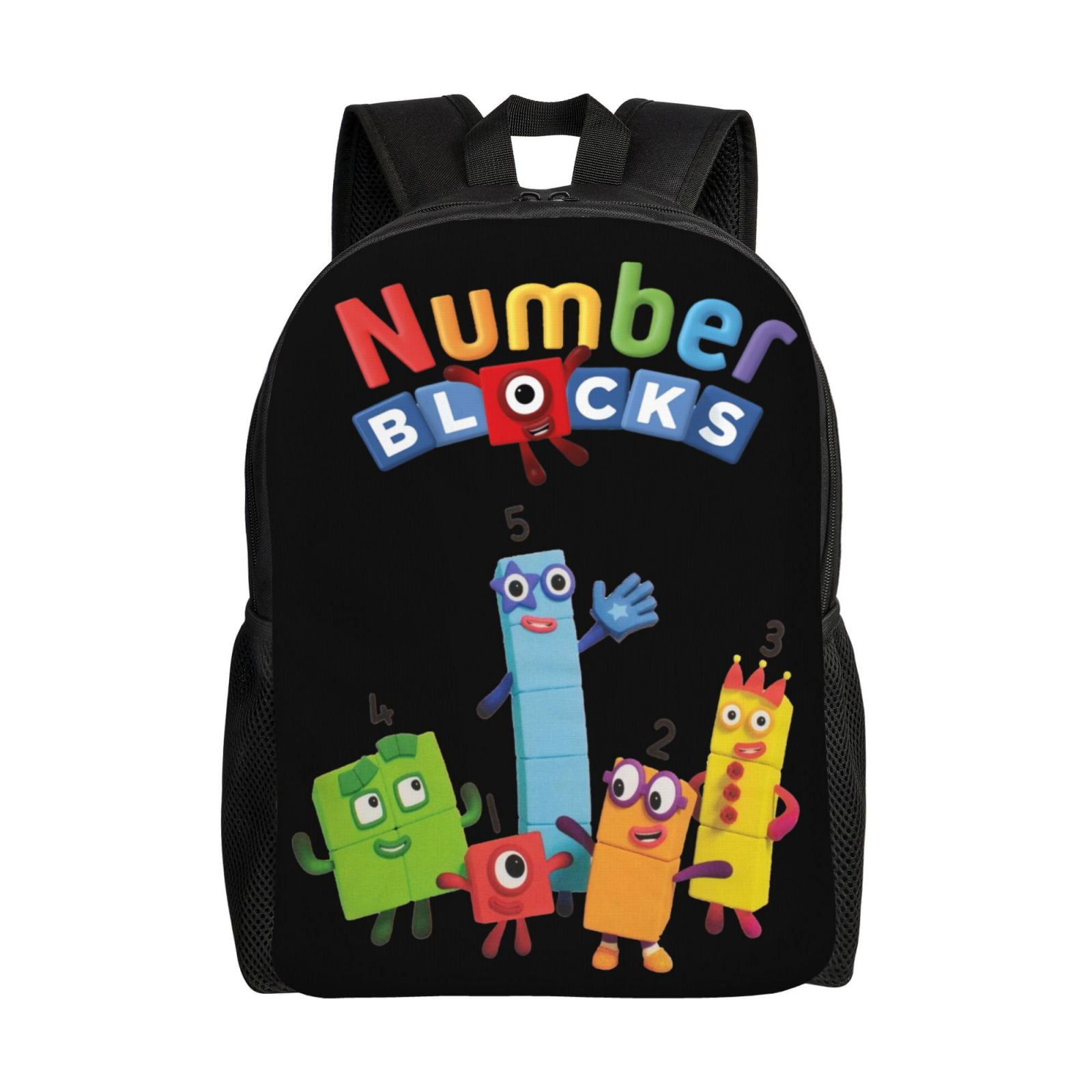Numberblocks Backpacks For Men Women Book Bag Travel Hiking Camping ...