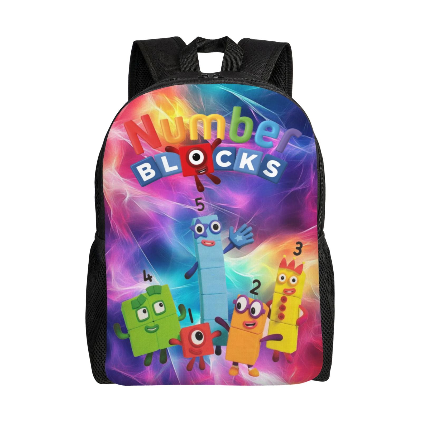 Numberblocks Backpacks For Men Women Book Bag Travel Hiking Camping ...
