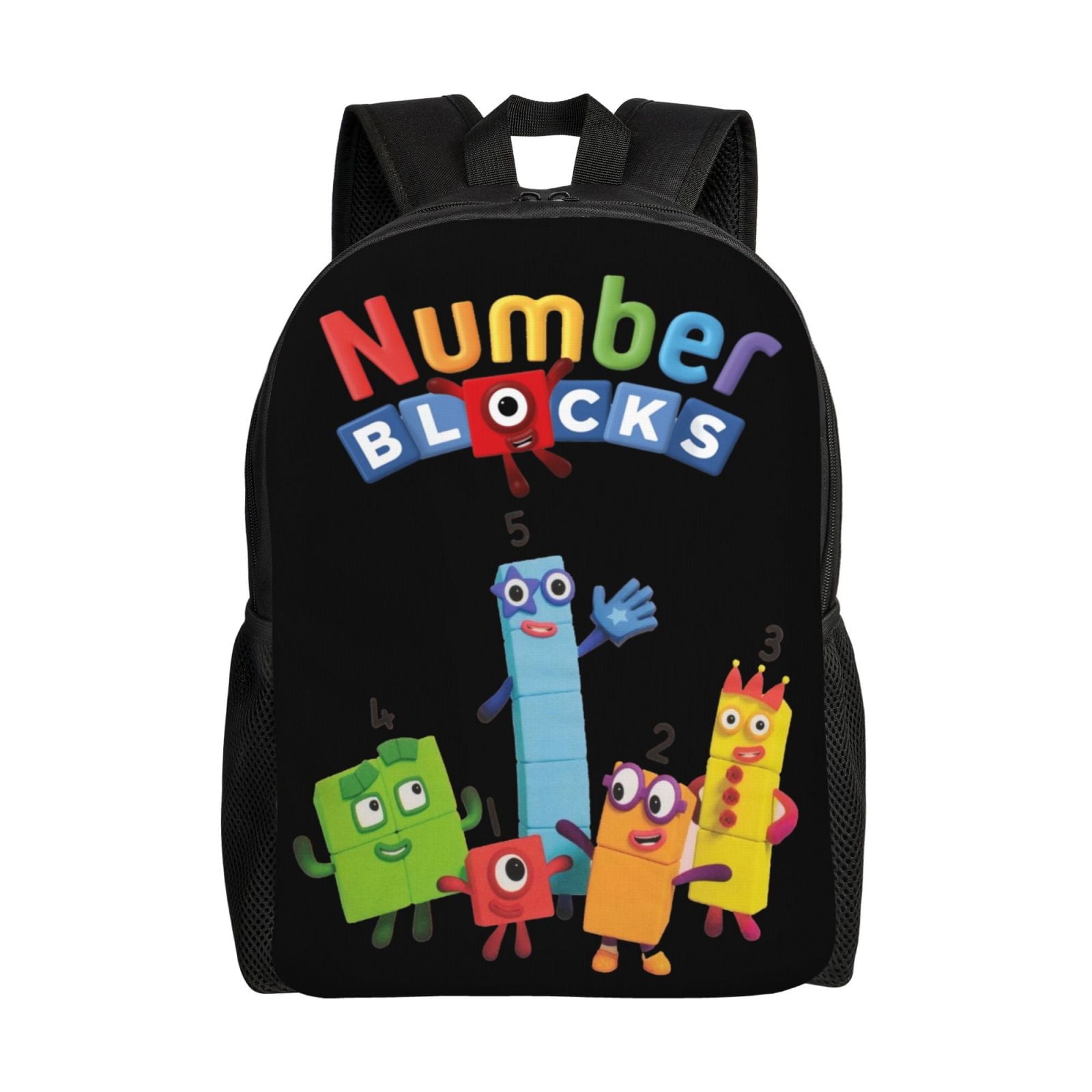 Numberblocks Backpacks For Men Women Book Bag Travel Hiking Camping ...