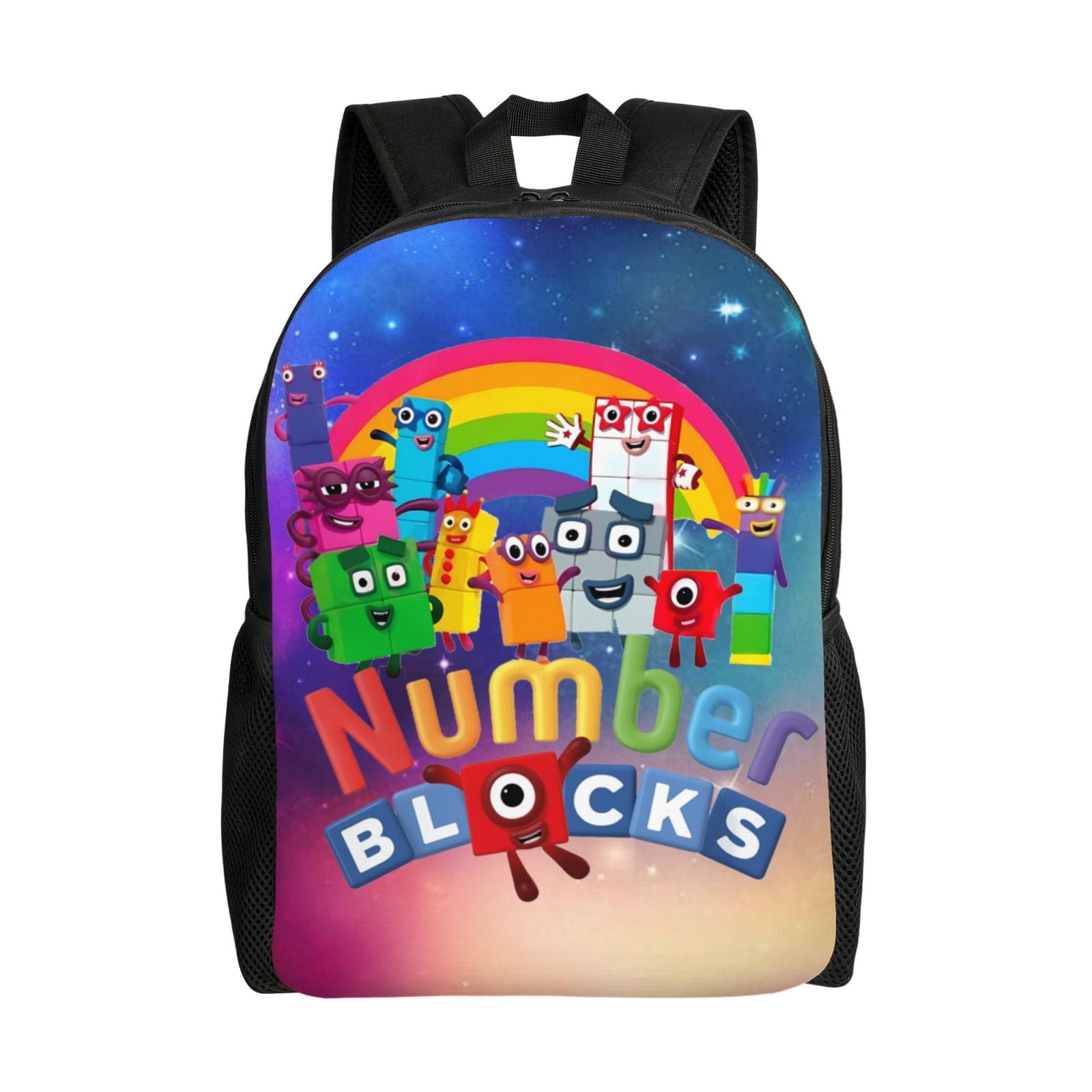 Numberblocks Backpacks For Men Women Book Bag Travel Hiking Camping ...