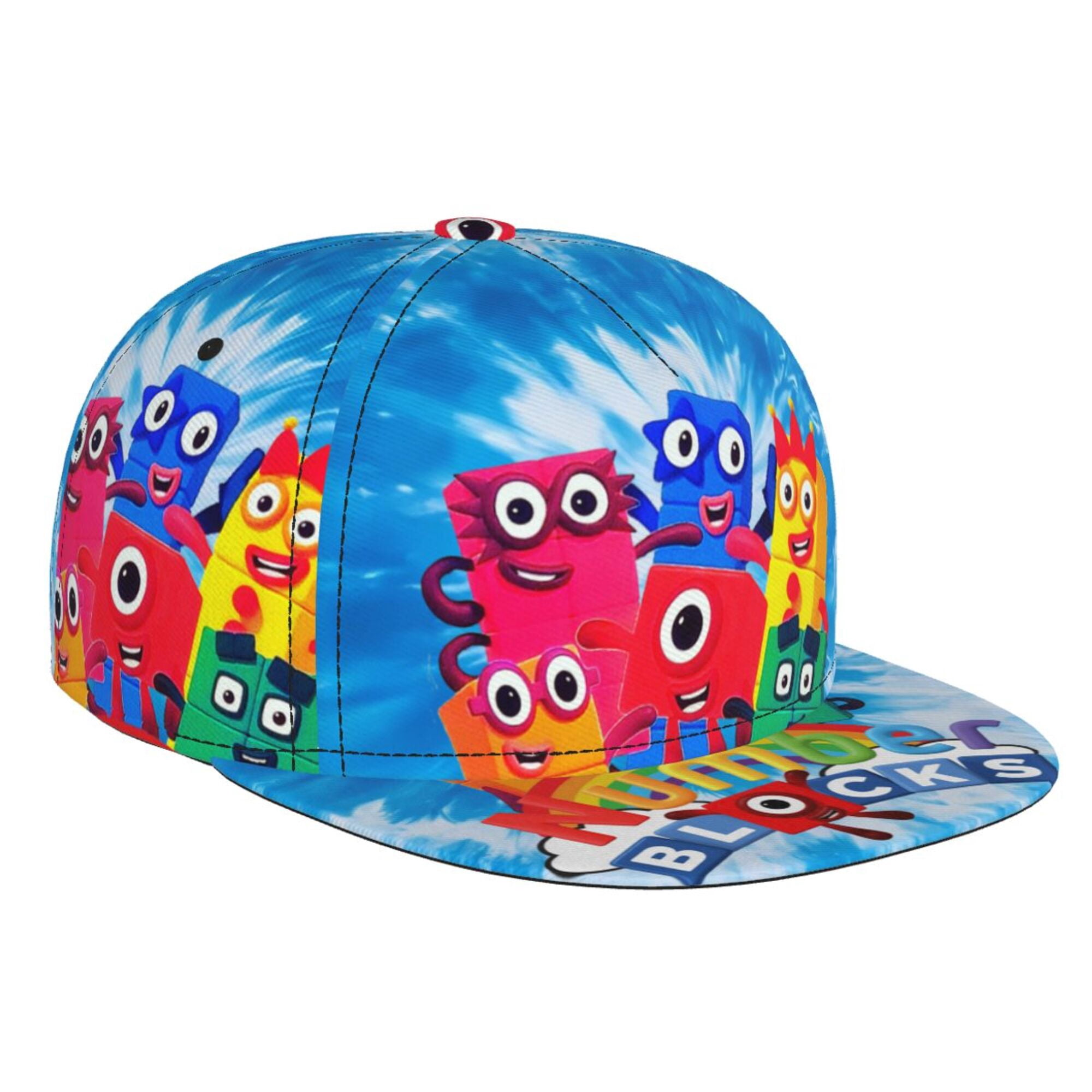 Numberblocks Baseball Cap for Men Women Teen Classic Snapback Hip Hop ...