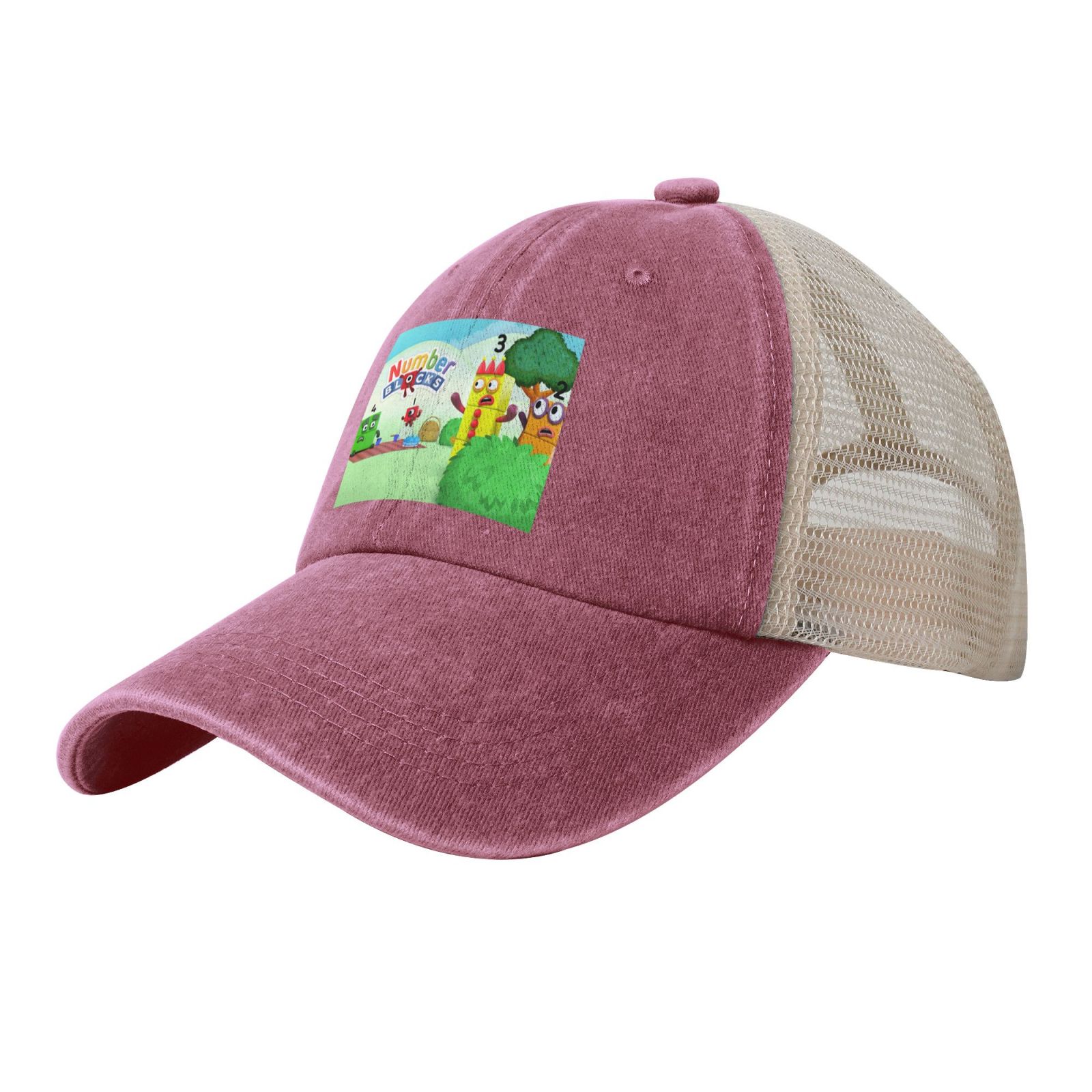 Numberblocks Baseball Caps Sports Cap Breathable Adjustable Uv ...