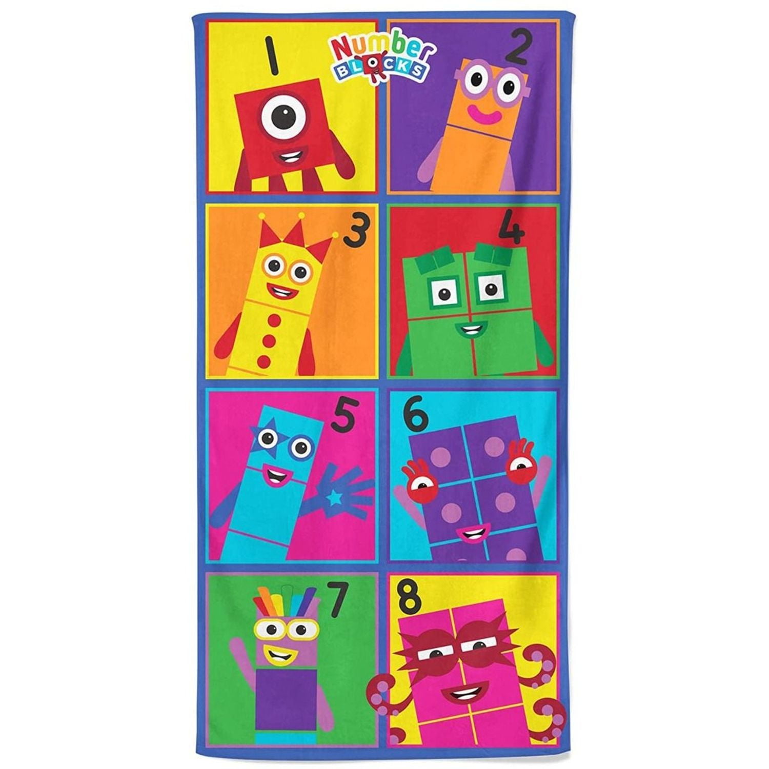 Numberblocks Beach Towel - Walmart.com