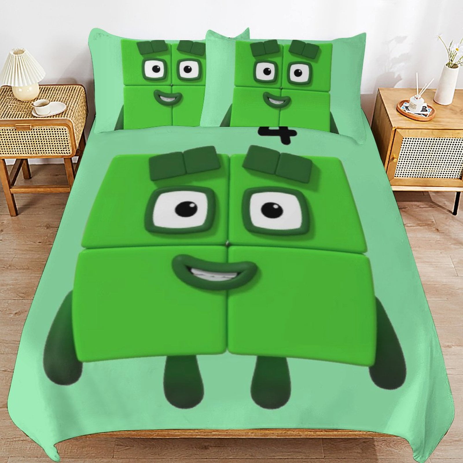 Numberblocks Bed Duvet Cover Microfiber Bedding Sets 3D Printed ...