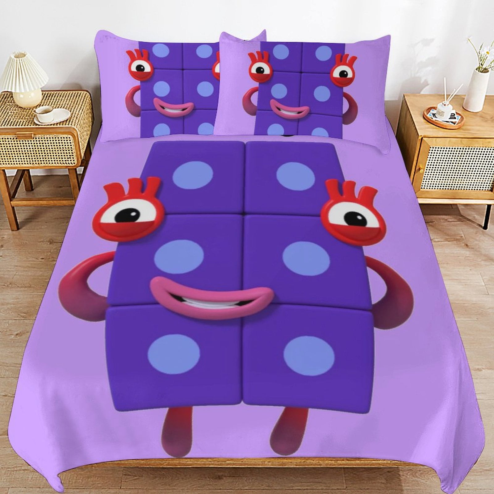 Numberblocks Bed Duvet Cover Microfiber Bedding Sets 3D Printed ...