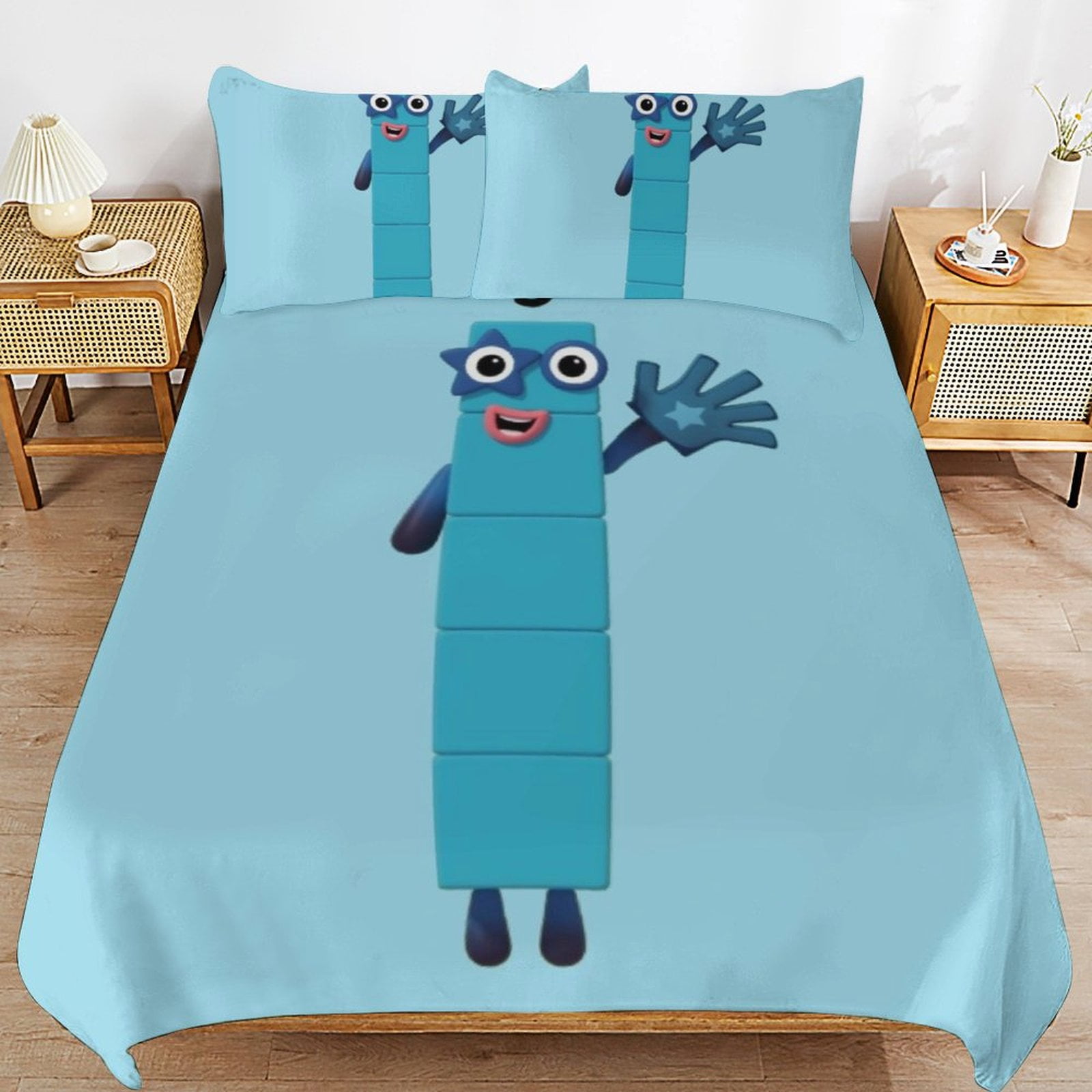 Numberblocks Bed Duvet Cover Microfiber Bedding Sets 3D Printed ...