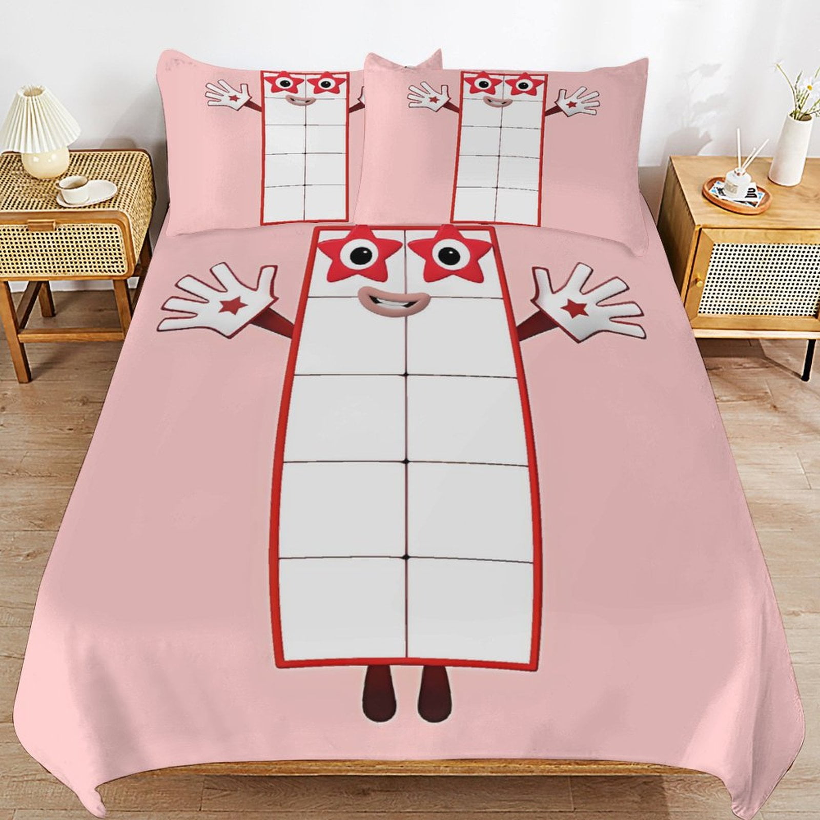Numberblocks Bed Duvet Cover Microfiber Bedding Sets 3D Printed ...