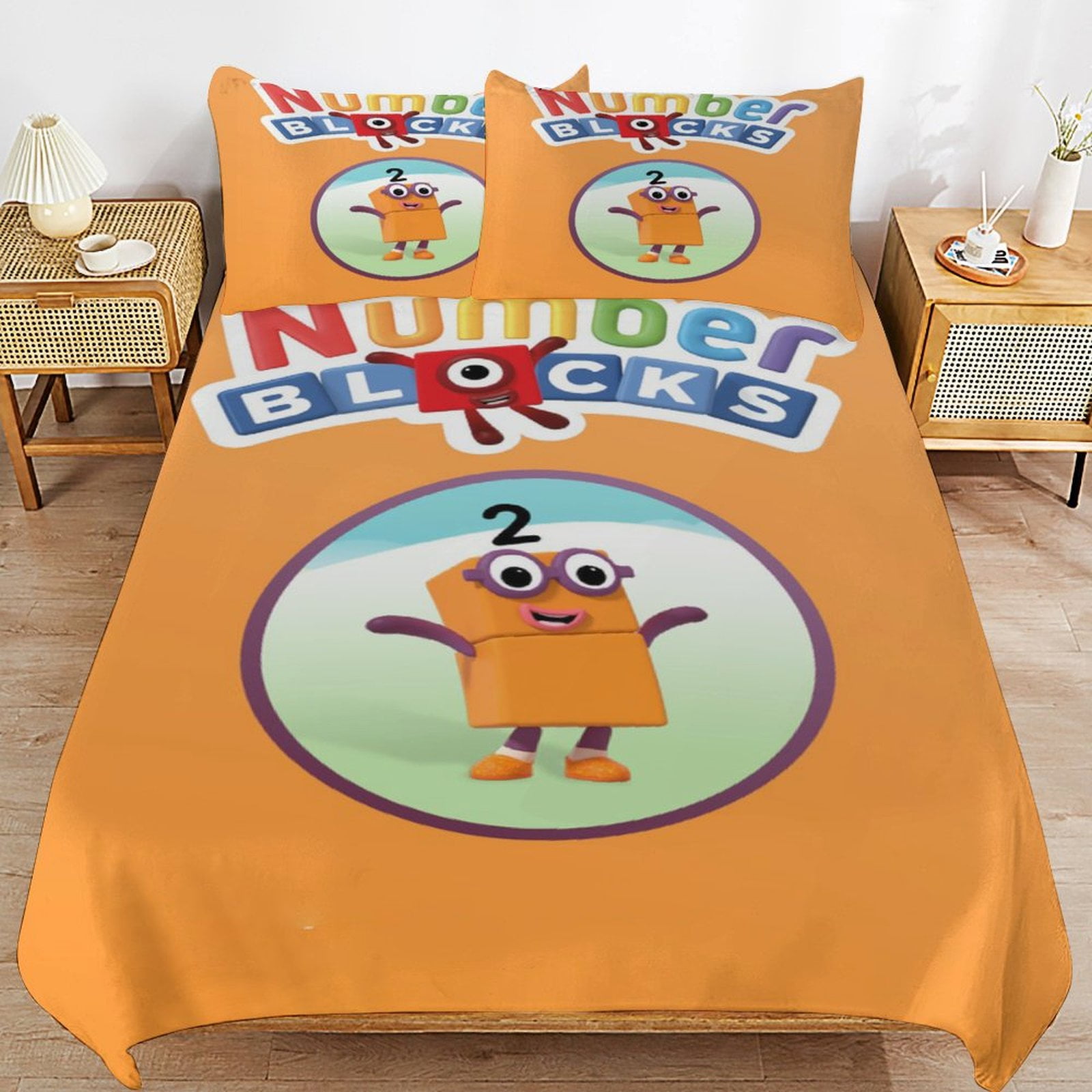 Numberblocks Bed Duvet Cover Microfiber Bedding Sets 3D Printed ...
