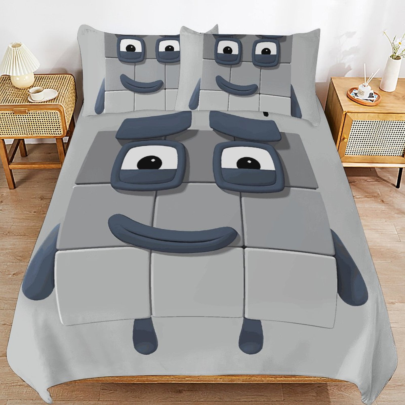 Numberblocks Bed Duvet Cover Microfiber Bedding Sets 3D Printed ...