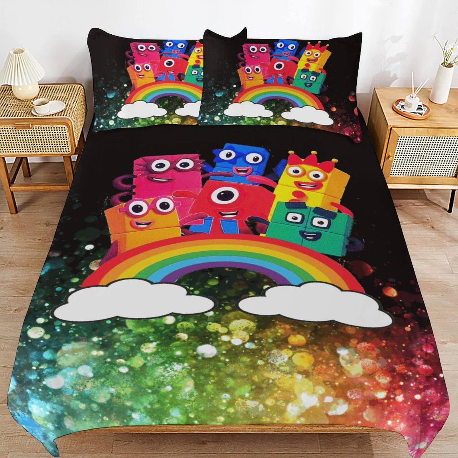 Numberblocks Bed Duvet Cover Microfiber Bedding Sets 3D Printed ...
