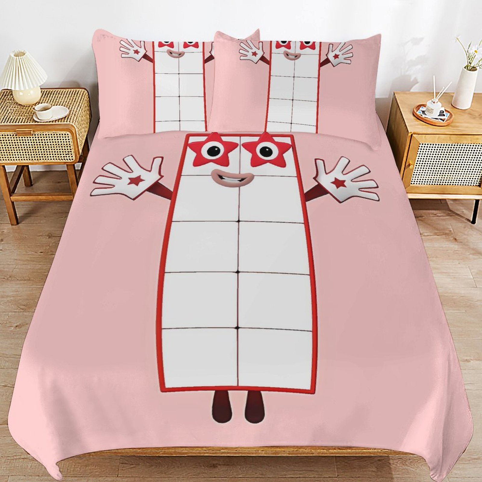 Numberblocks Bed Duvet Cover Microfiber Bedding Sets 3D Printed ...