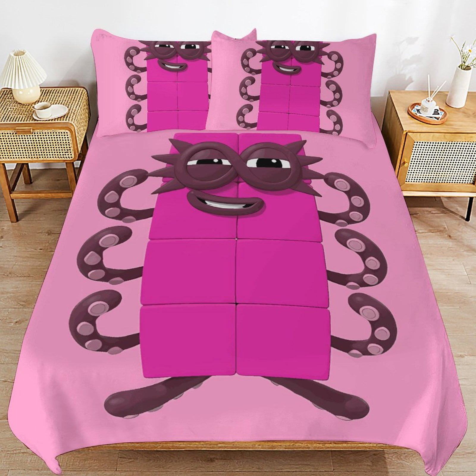 Numberblocks Bed Duvet Cover Microfiber Bedding Sets 3D Printed ...