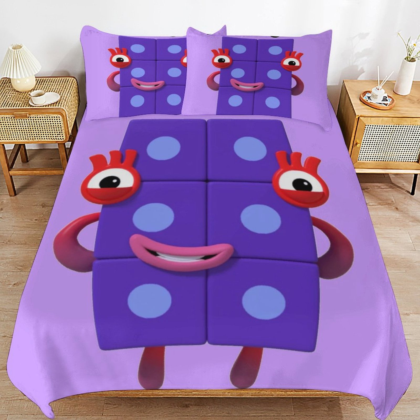 Numberblocks Bed Duvet Cover Microfiber Bedding Sets 3D Printed ...
