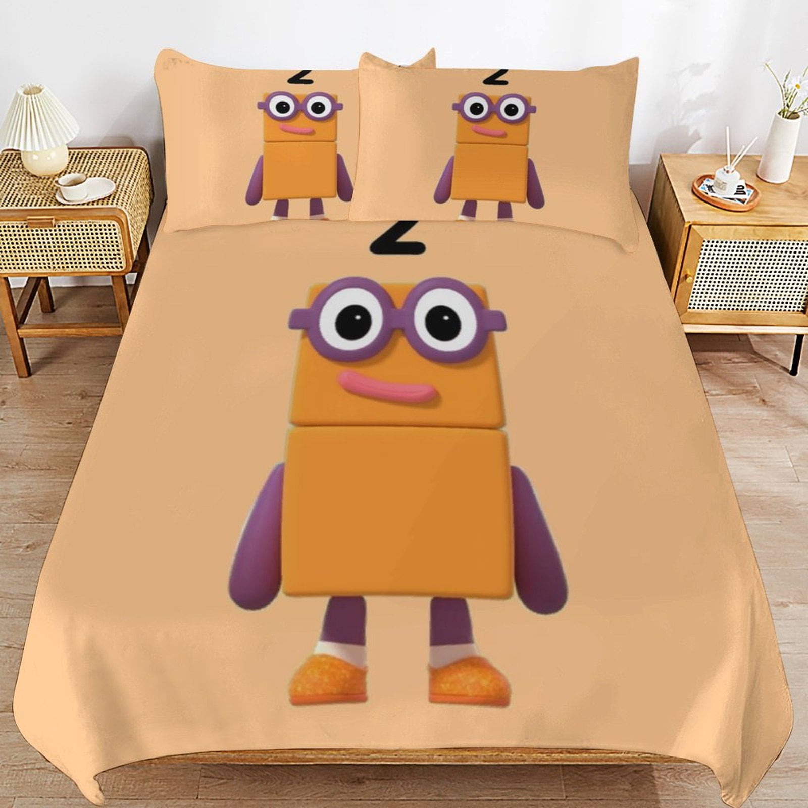 Numberblocks Bed Duvet Cover Microfiber Bedding Sets 3D Printed ...