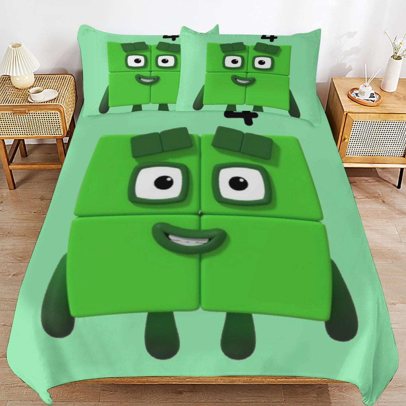 Numberblocks Bed Duvet Cover Microfiber Bedding Sets 3D Printed ...