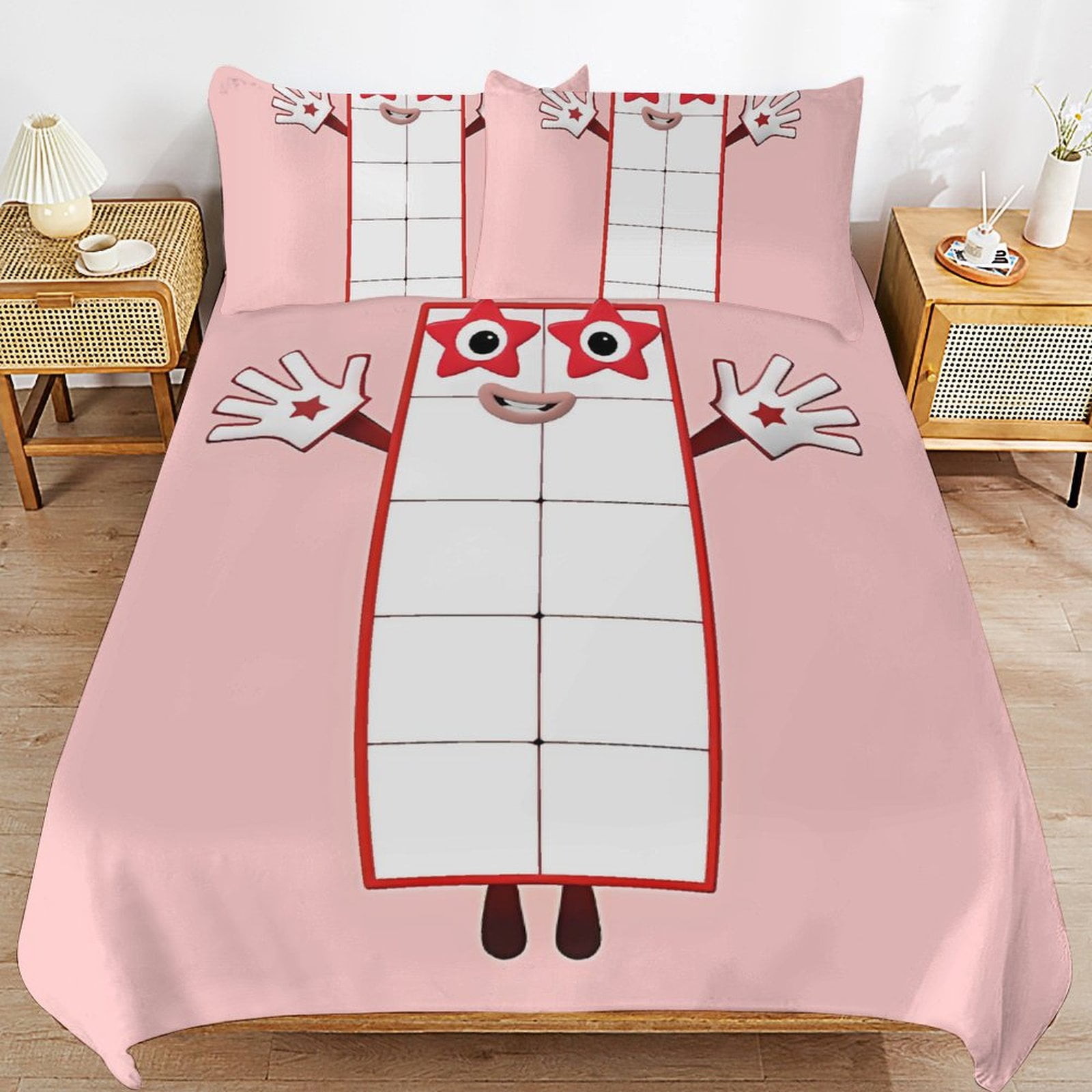 Numberblocks Bed Duvet Cover Microfiber Bedding Sets 3D Printed ...