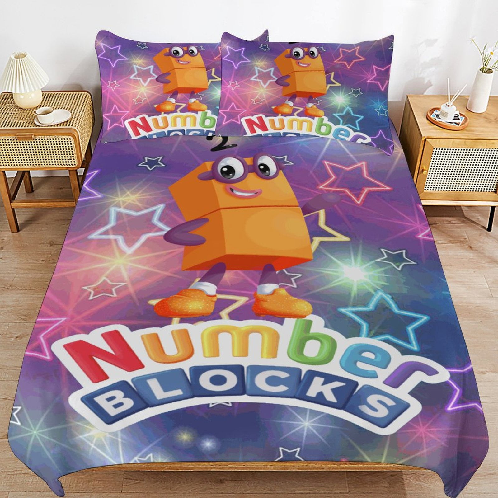 Numberblocks Bed Duvet Cover Microfiber Bedding Sets 3D Printed ...