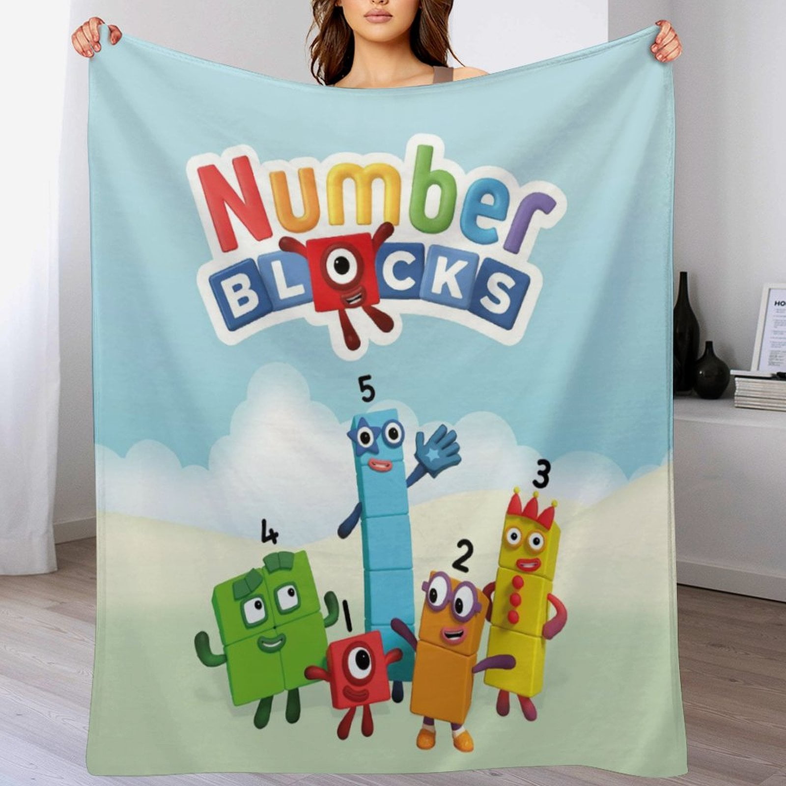 Numberblocks Blanket Soft Cozy Flannel Throw Blanket for Kids Boys ...