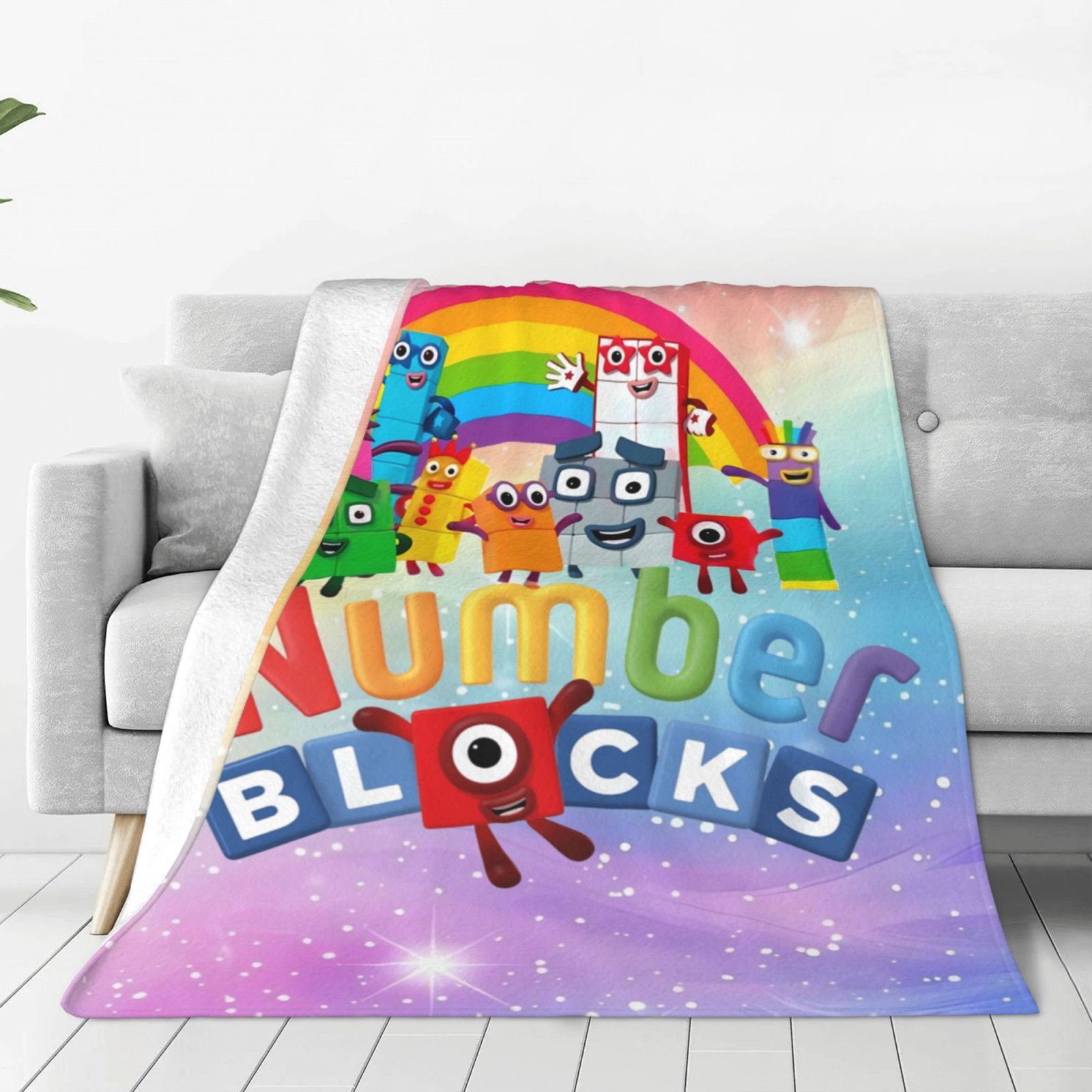 Numberblocks Blankets Flannel Fleece Warm Soft Throw Blanket For Couch ...