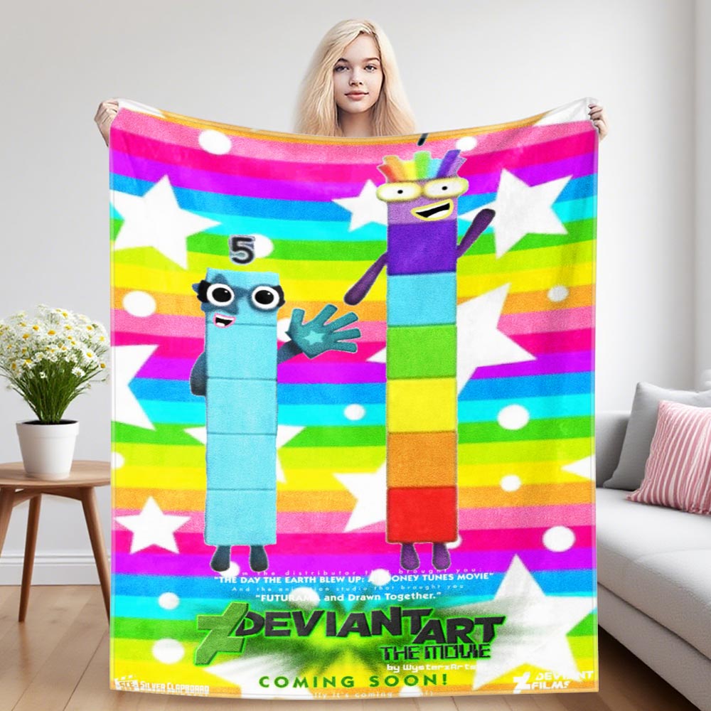 Numberblocks Blankets Gift Throw Birthday Christmas 50 X 60 in Present ...
