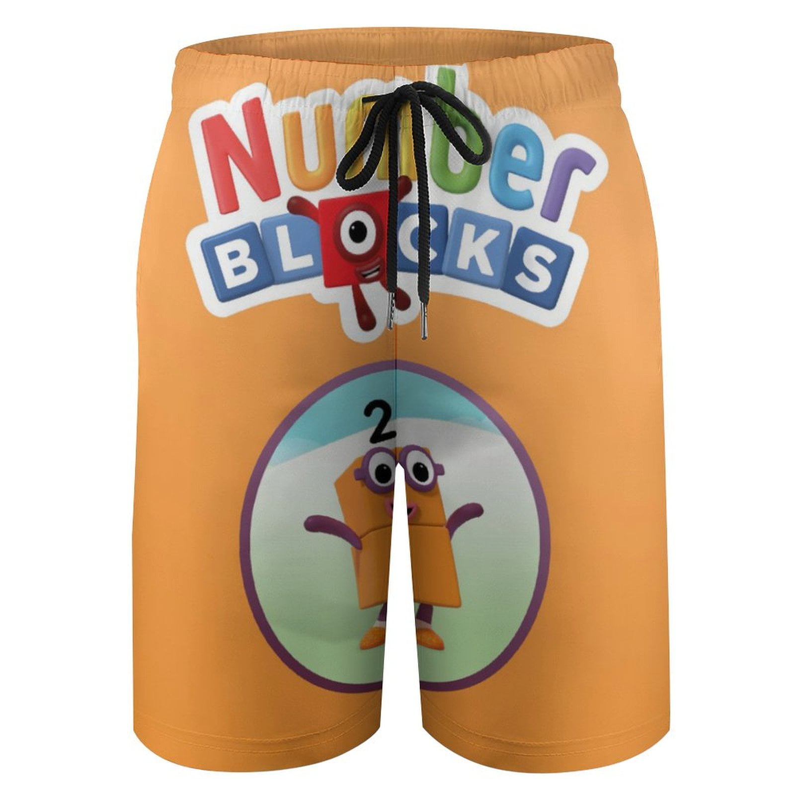 Numberblocks Boys Girls Beach Shorts Quick Dry Beach Swim Trunks Kids ...