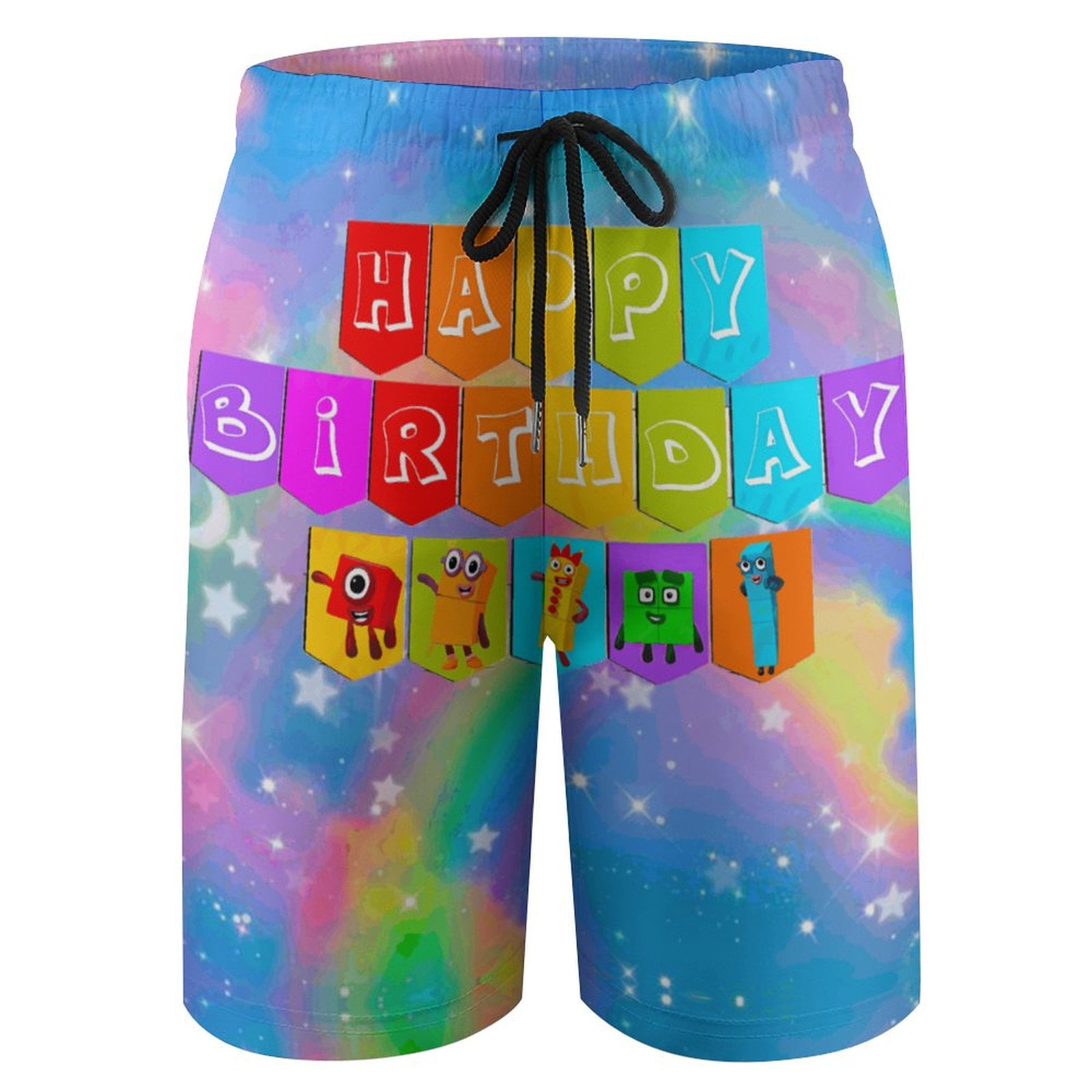 Numberblocks Boys Girls Beach Shorts Quick Dry Beach Swim Trunks Kids ...