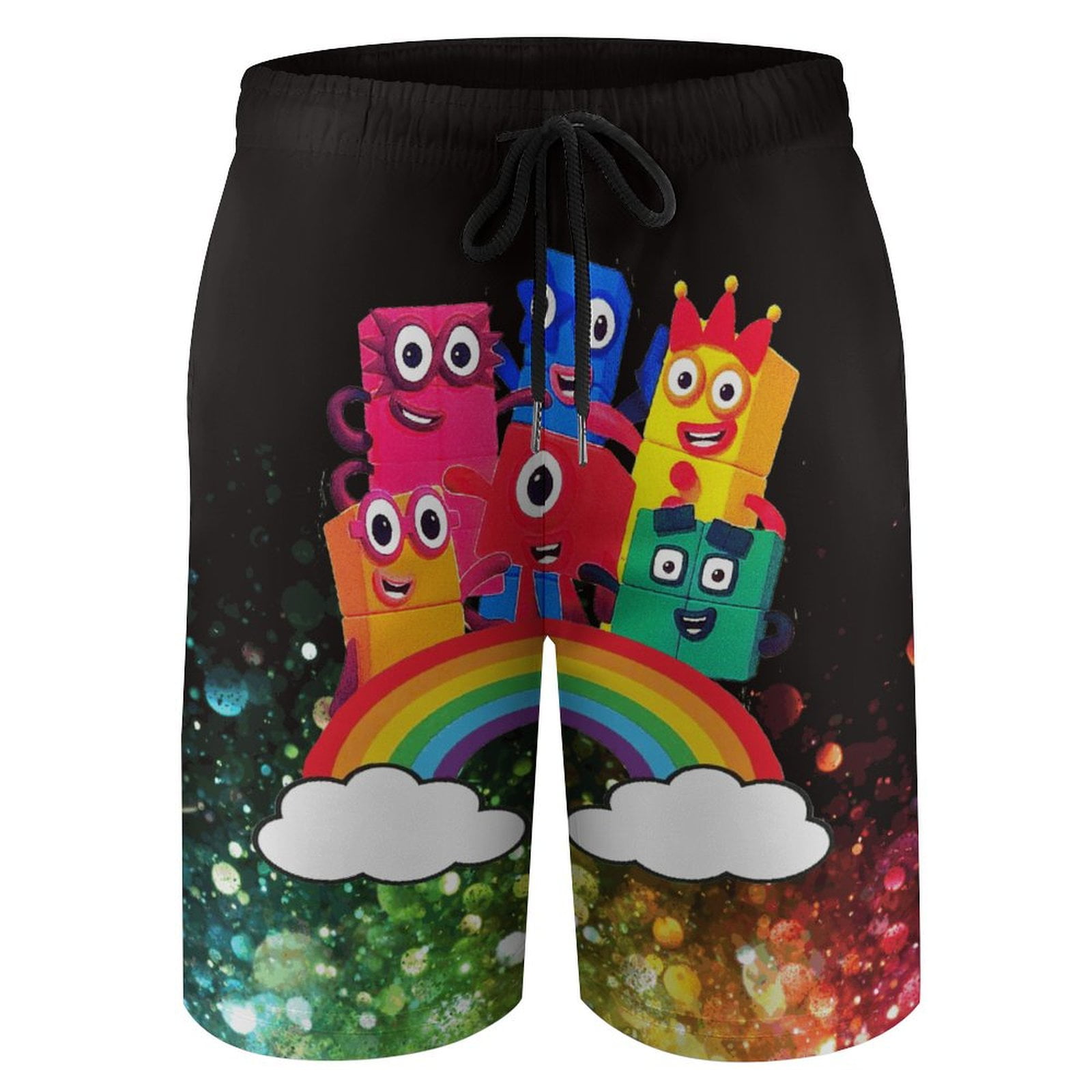 Numberblocks Boys Girls Beach Shorts Quick Dry Beach Swim Trunks Kids ...