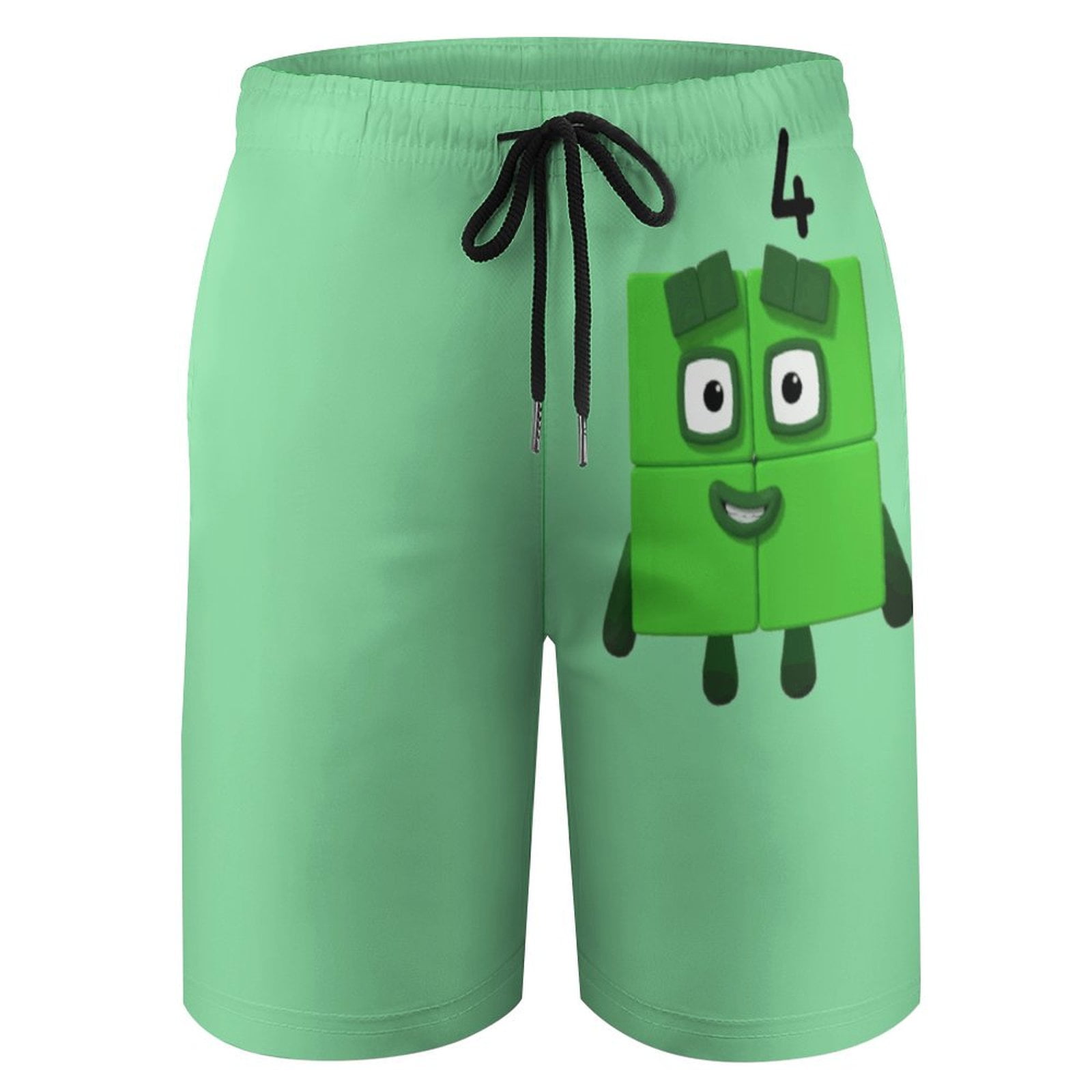 Numberblocks Boys Girls Beach Shorts Quick Dry Beach Swim Trunks Kids ...
