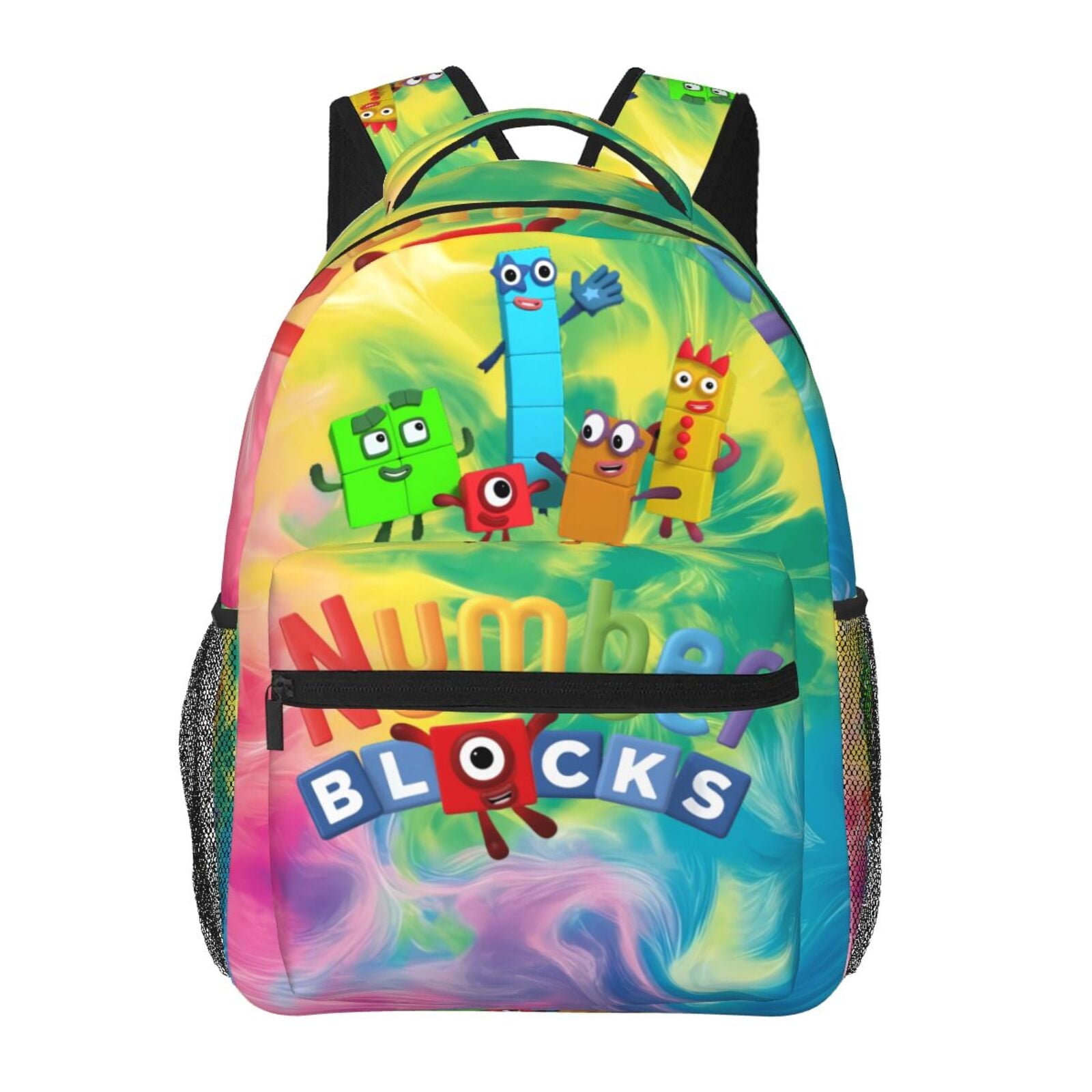 Numberblocks Cartoon Backpack Large Capacity Portable Anime Cute ...