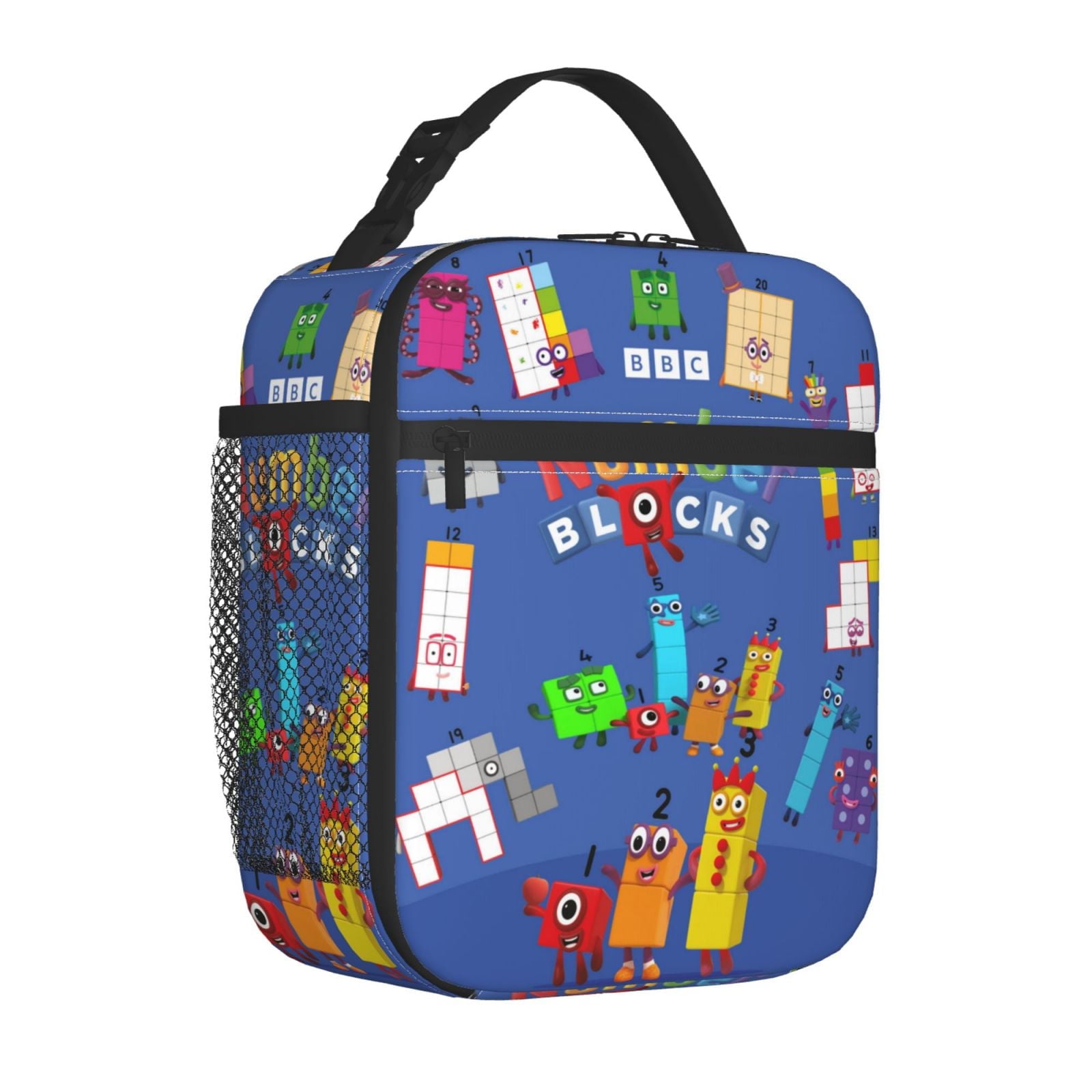 Numberblocks Cartoon cats Lunch Box Insulated Lunch Bag for Women Men ...