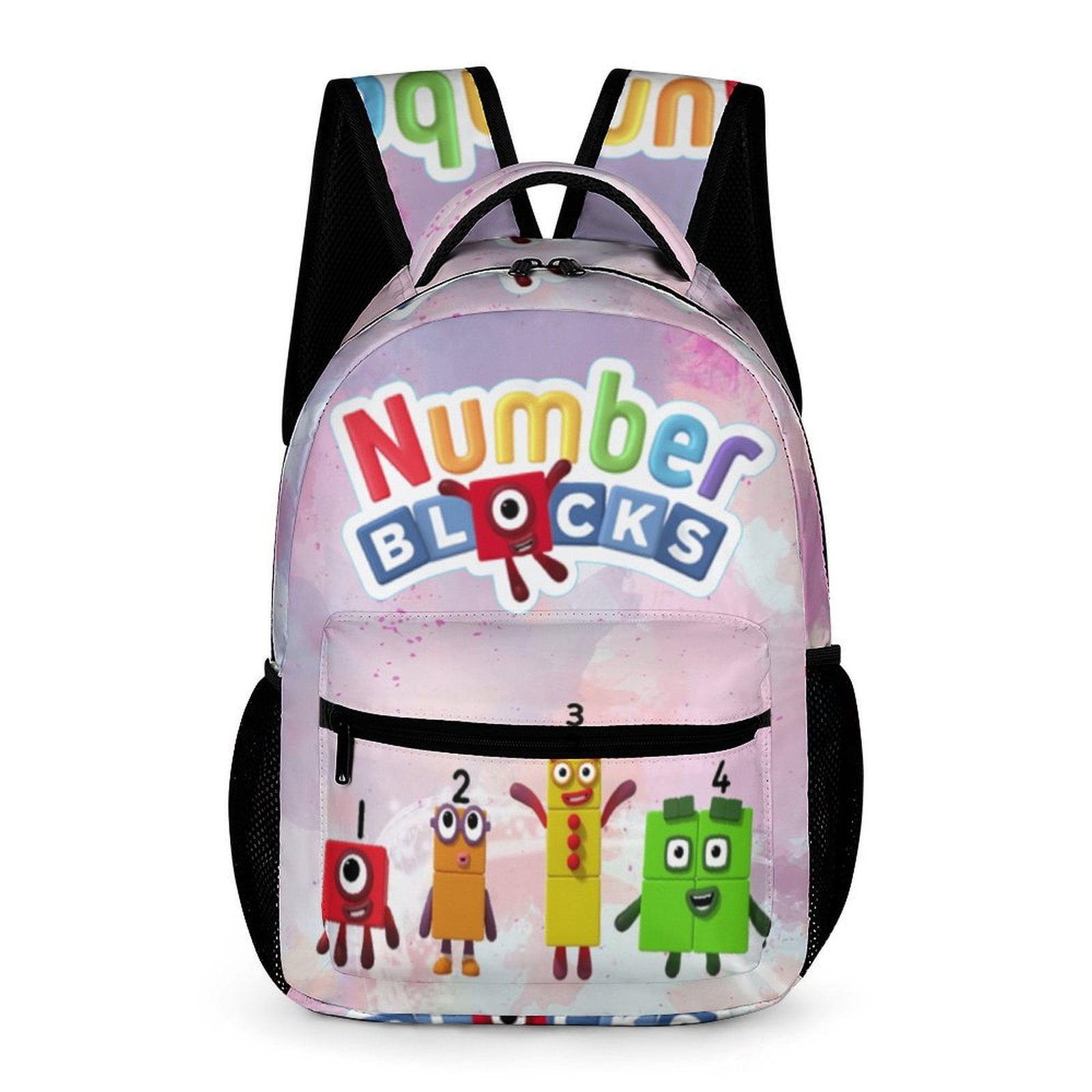 Numberblocks Casual Shoulder Bag Lightweight Prints Book Bag Rucksack ...