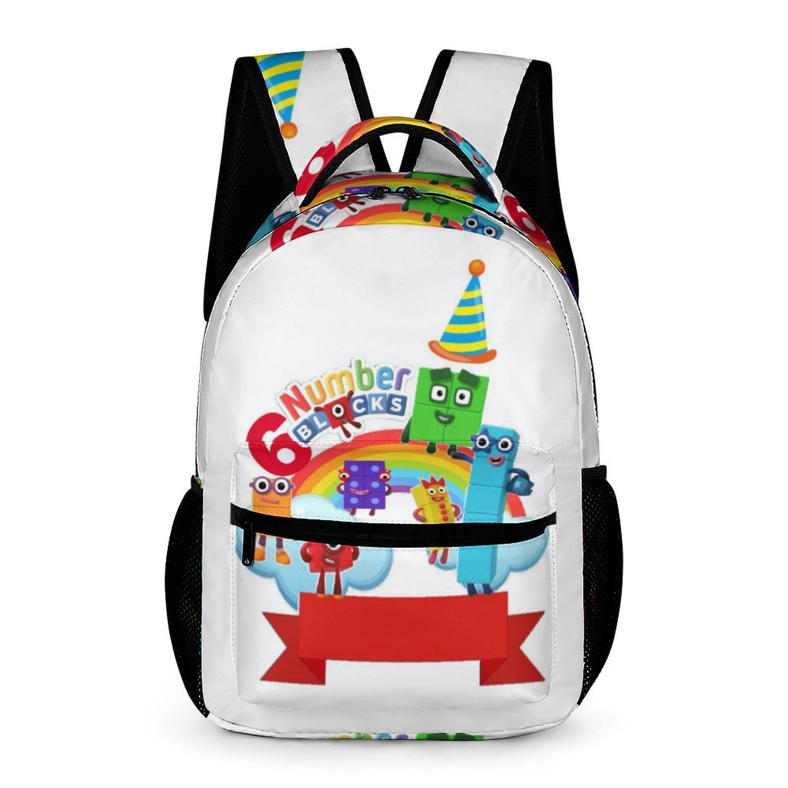 Numberblocks Casual Shoulder Bag Lightweight Prints Book Bag Rucksack ...