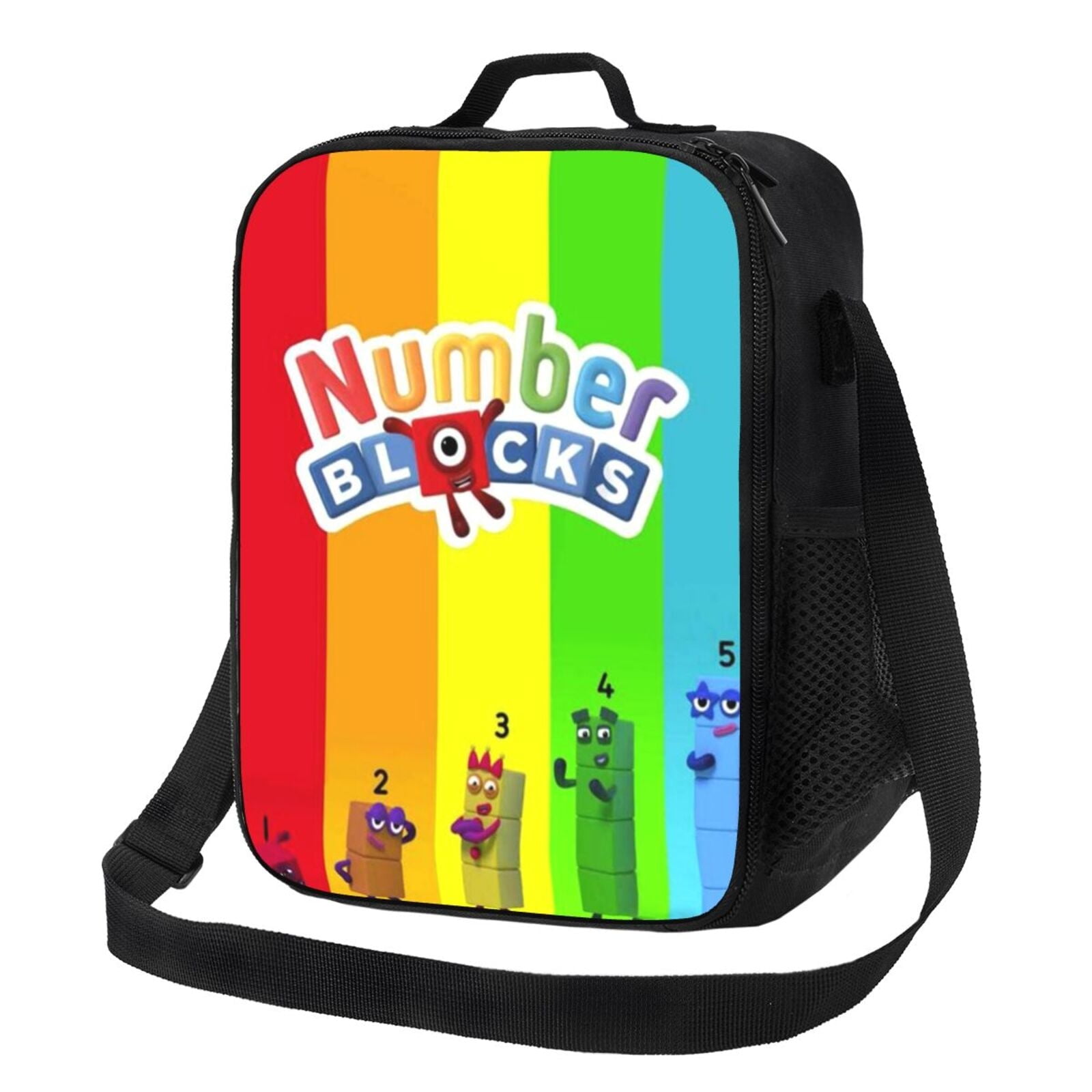 Numberblocks Cat Insulated Lunch Bag Reusable Office Outdoor Meal ...