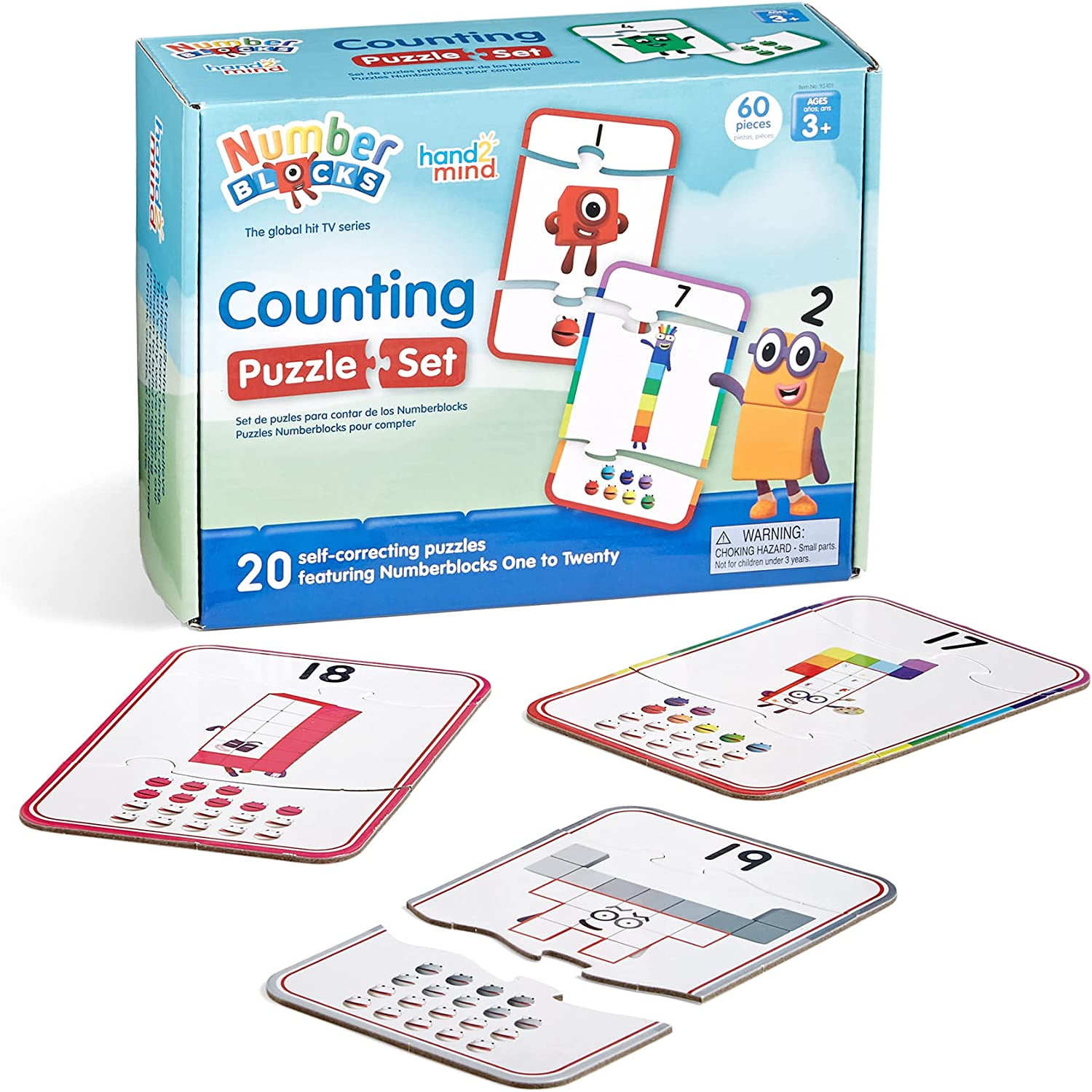 Numberblocks Counting Puzzle Set, Number Puzzle, Counting Games for ...