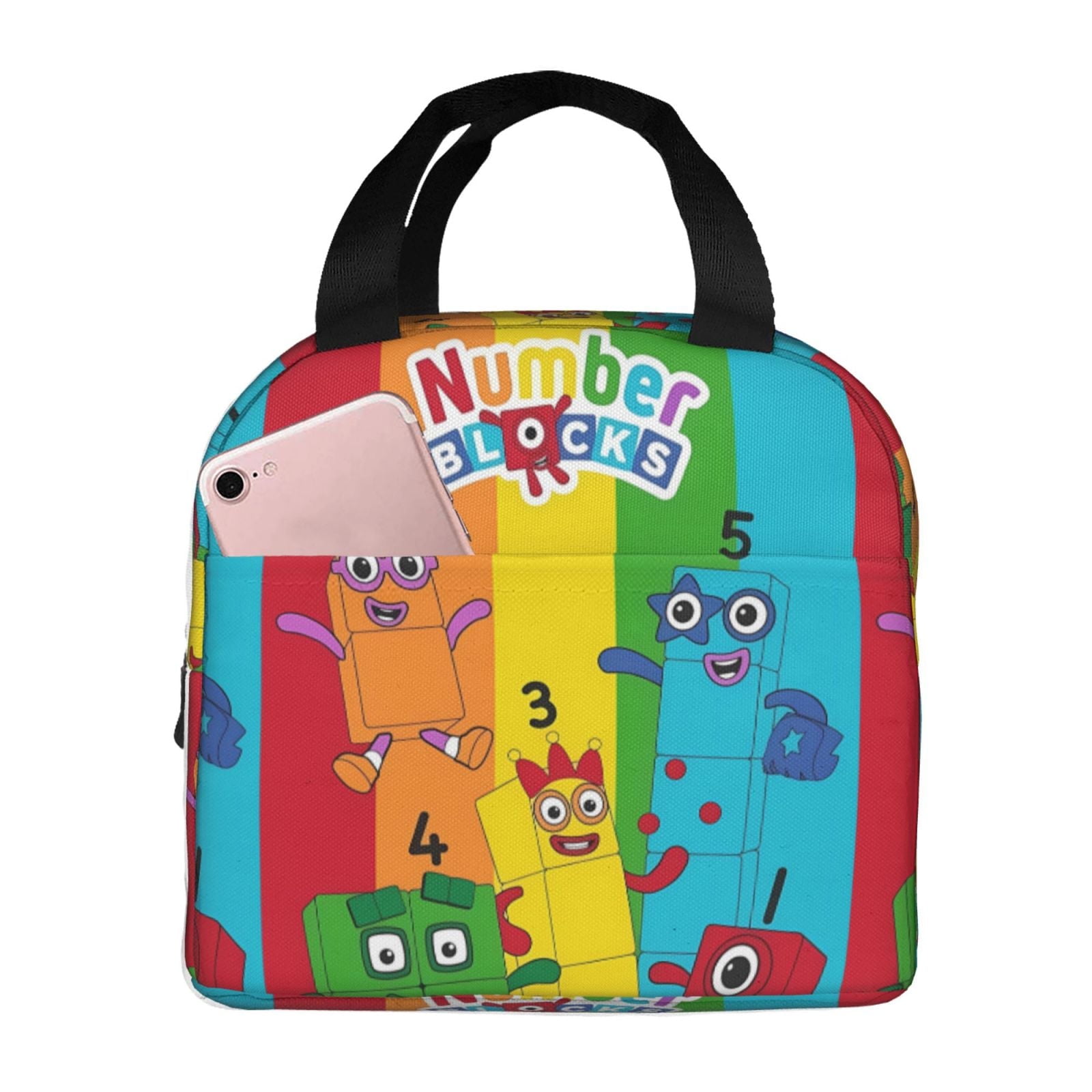 Numberblocks Cute Lunch Bag Lunch Box Reusable Insulated Lunch Tote for ...