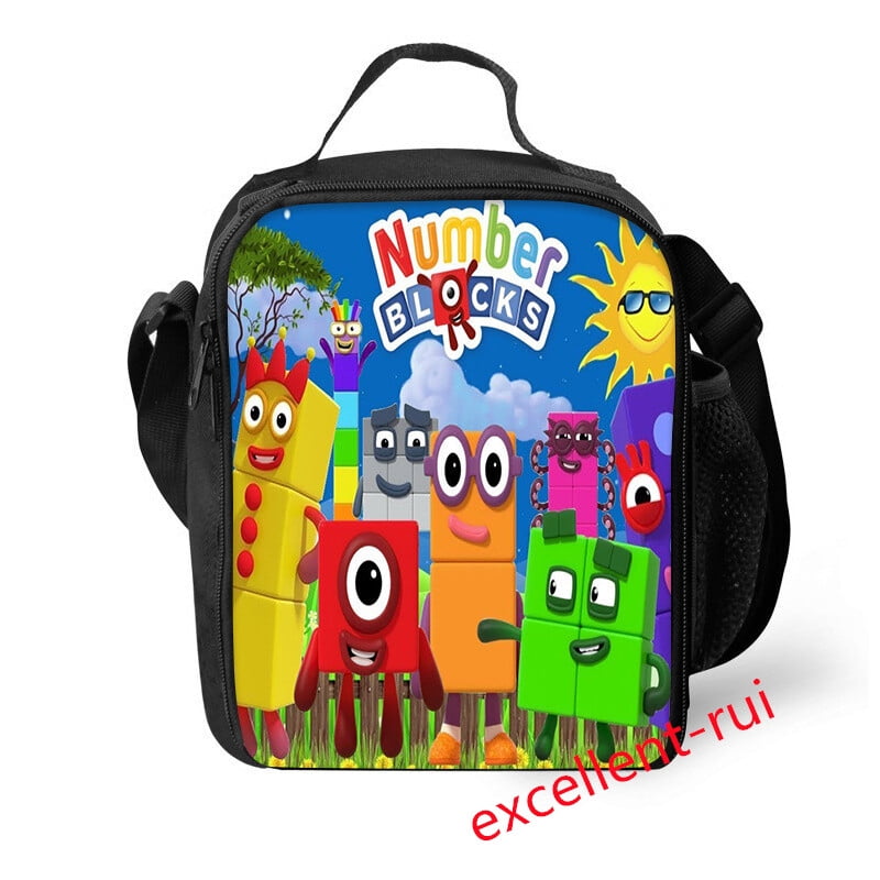 Numberblocks Cute Lunch Bag Lunch Box Reusable Insulated Lunch Tote for ...