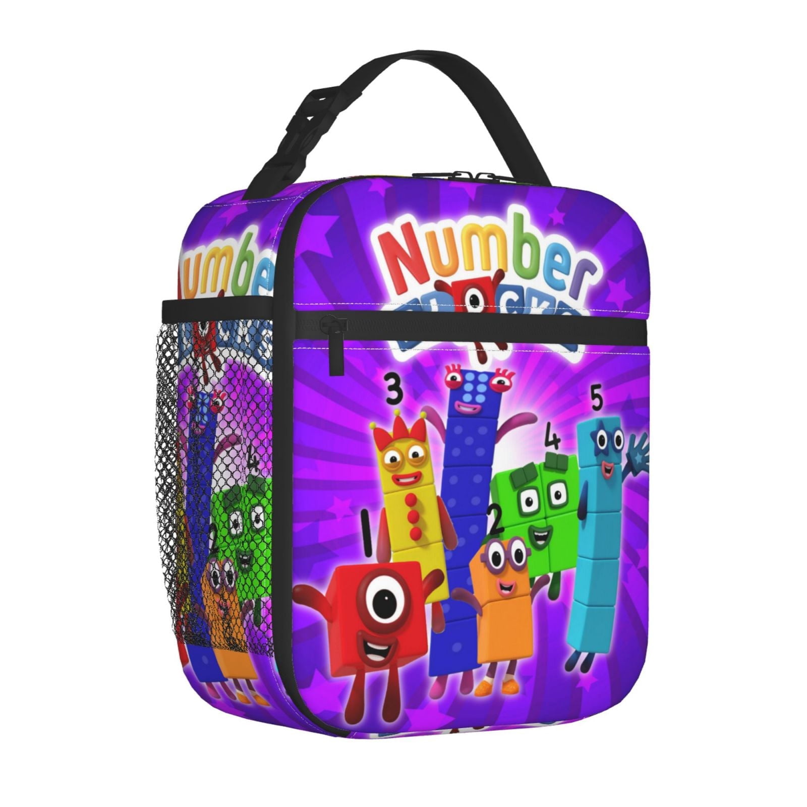 Numberblocks Cute Lunch Bag Lunch Box Reusable Insulated Lunch Tote for ...