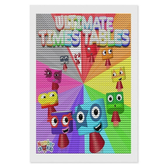 Numberblocks Diamond Art Kits, 5D Diamond Art for Home Wall Art Decor ...